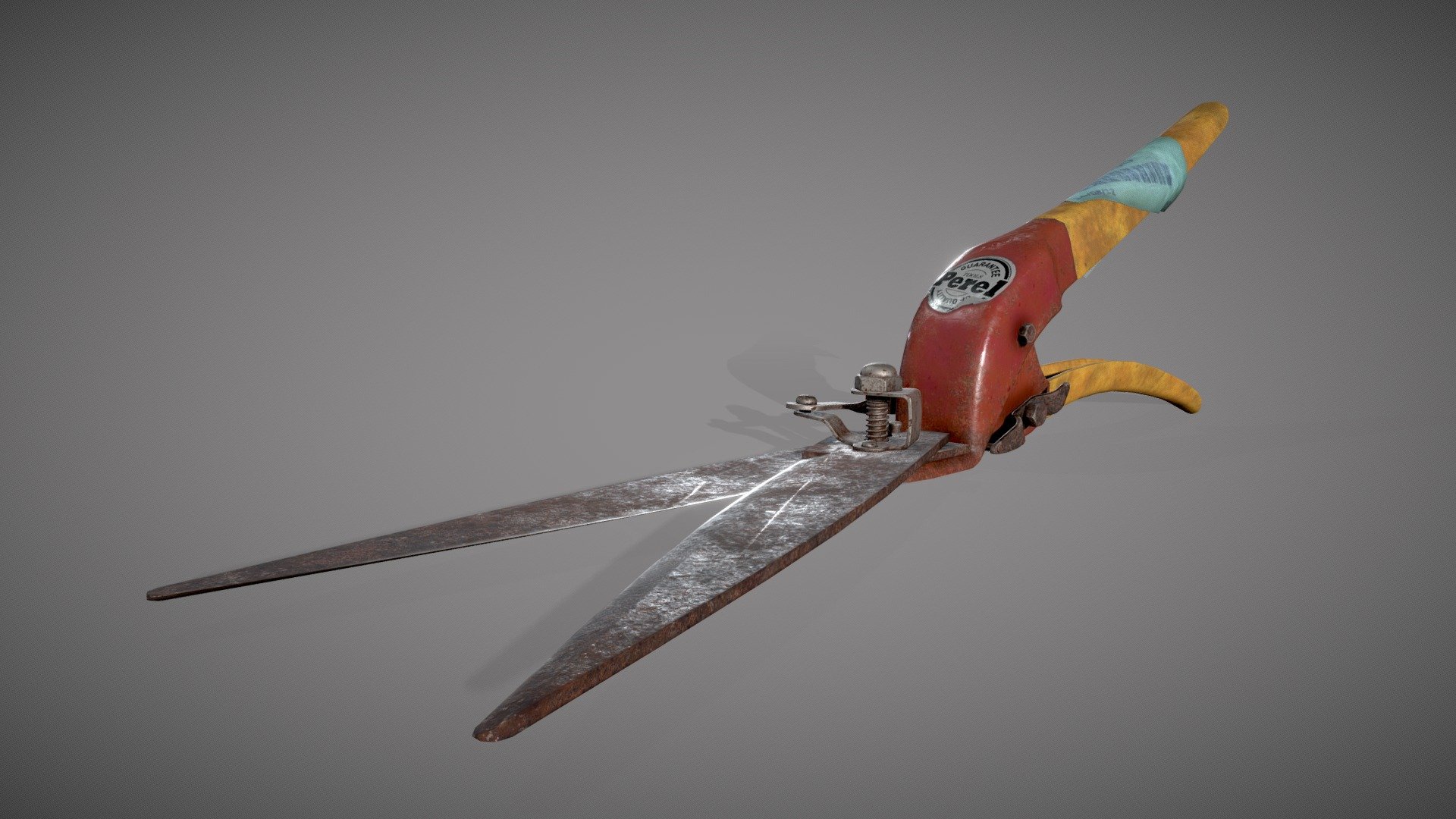 Old grass shears - 3D model by Zaraś Piotr (@zarastm) [cc9994c] - Sketchfab