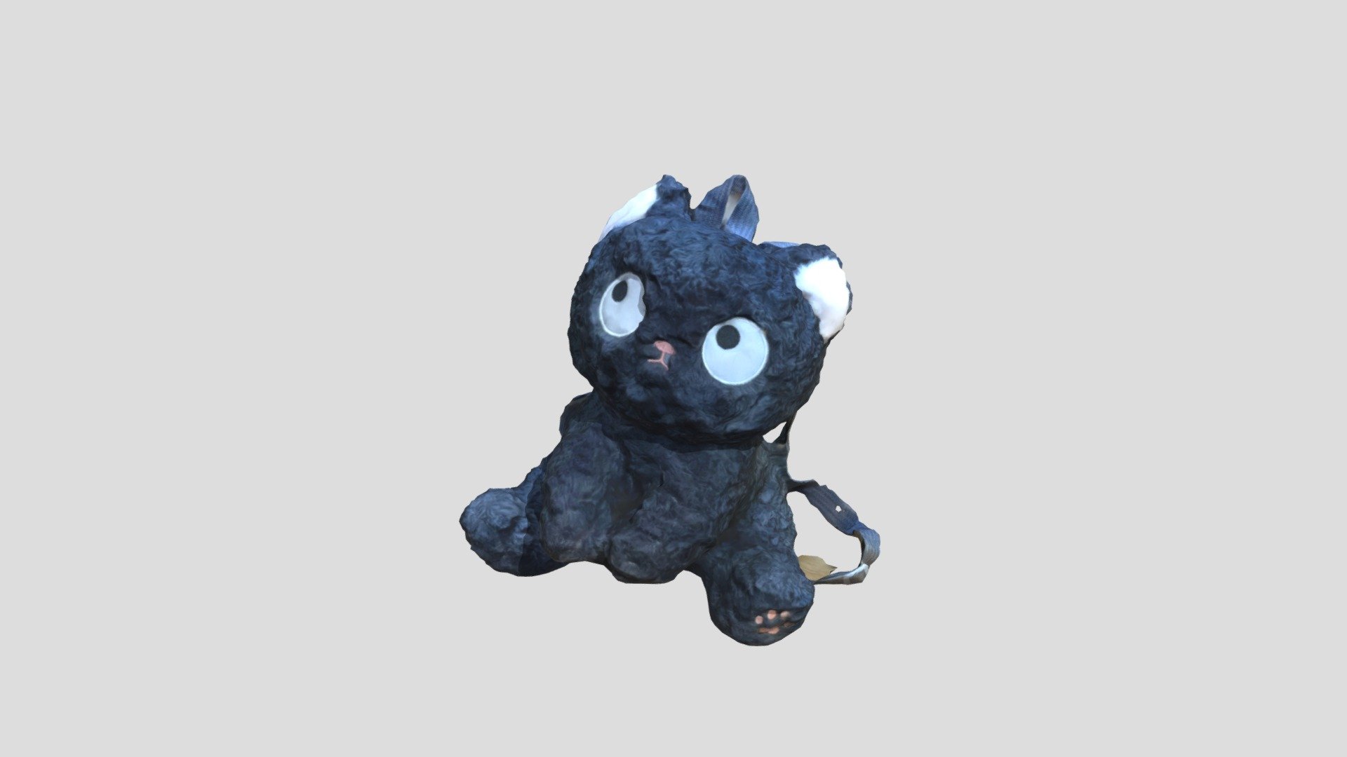 Black Cat Backpack ( 3D Raw Scan ) - Download Free 3D model by Nguyen ...