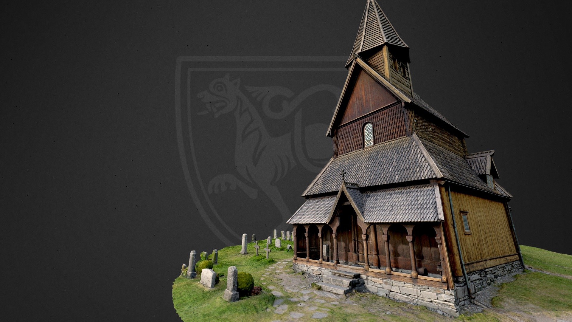 The Urnes Stave Church - 3D model by Kulturhistorisk museum ...