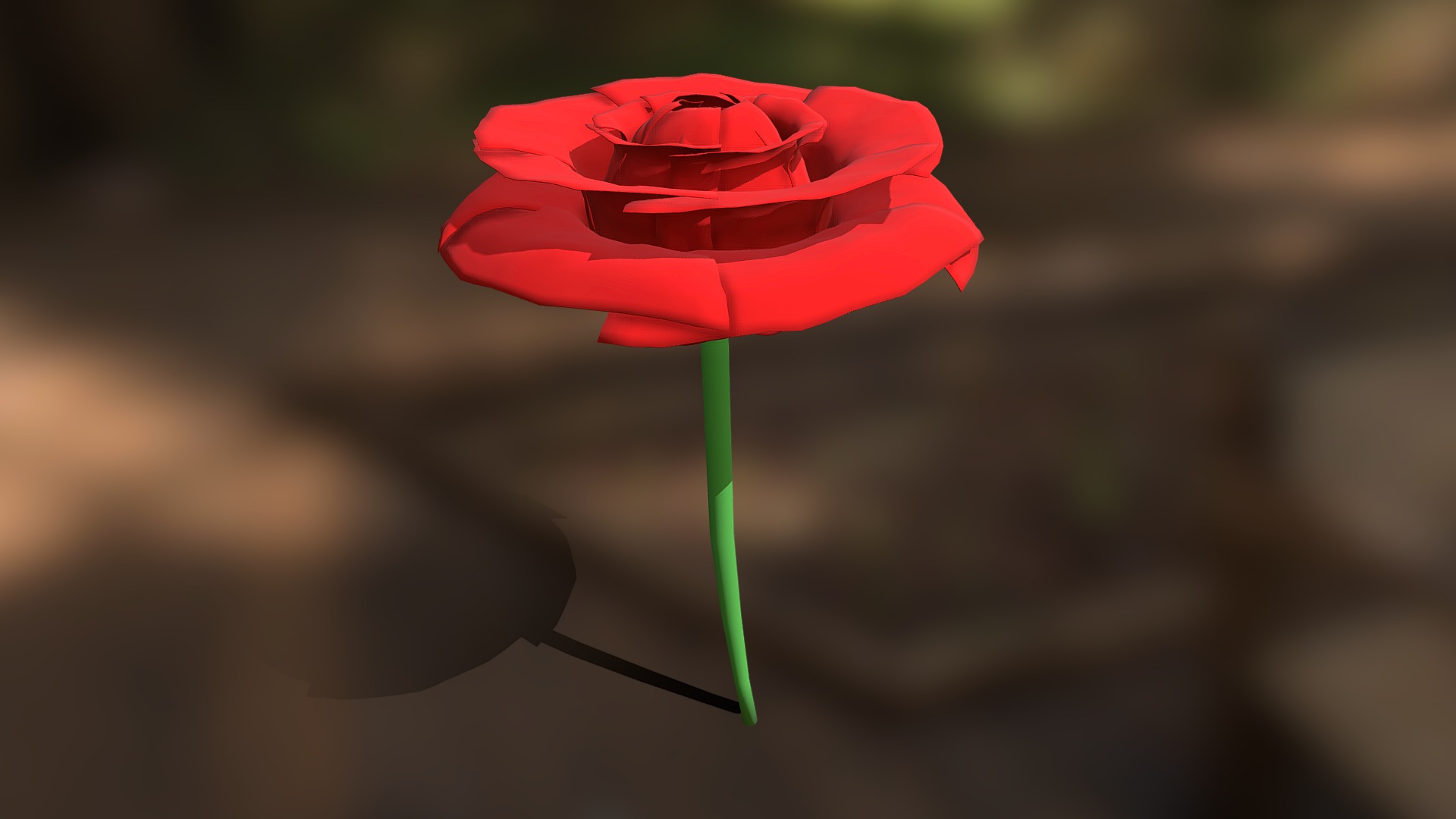 Rose - 3D model by Rosaline Aurora (@RosalineAurora) [cc9b9e0] - Sketchfab