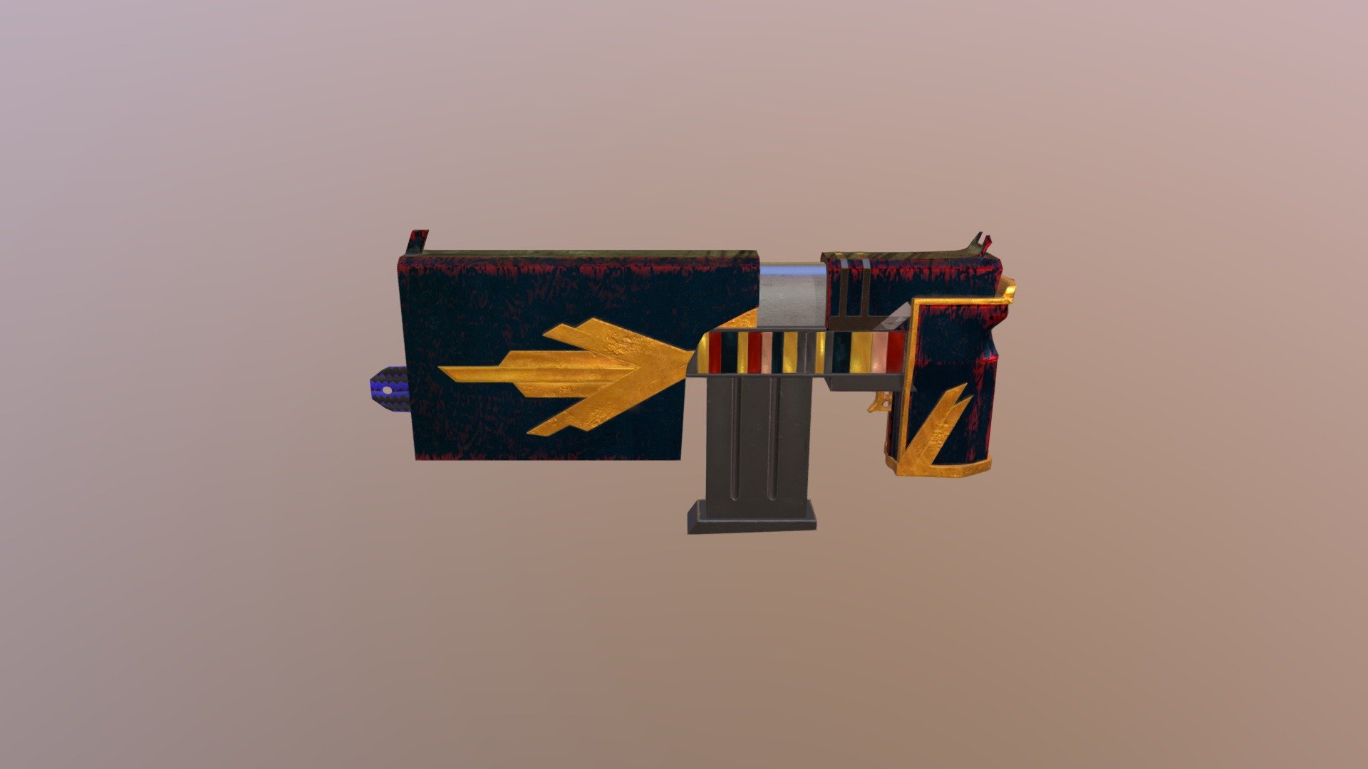 Book Gun - 3D model by mitchell9494 [cc9c227] - Sketchfab