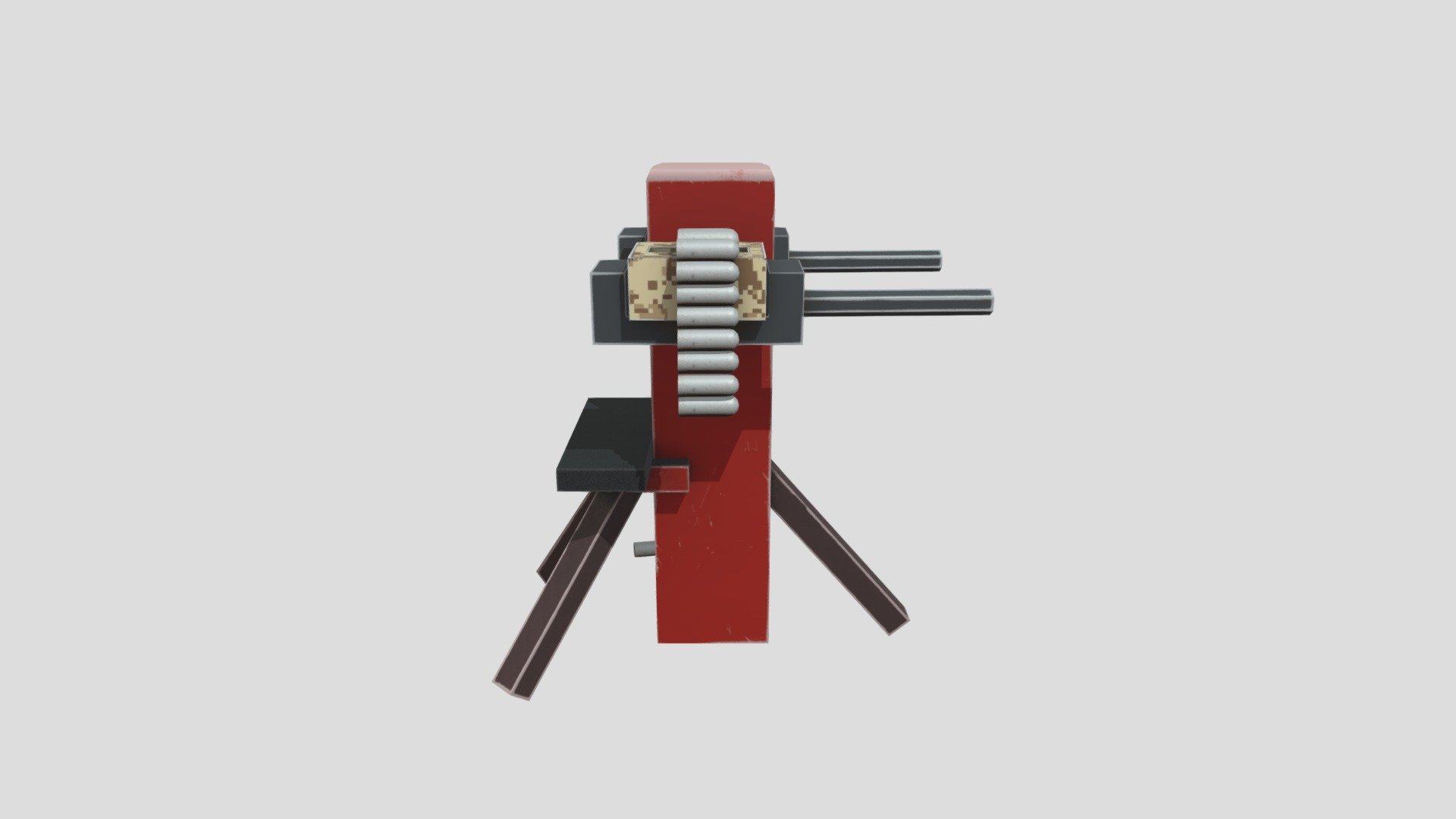 SCP Dual Turret - Download Free 3D model by katjamm [cc9d6d4] - Sketchfab