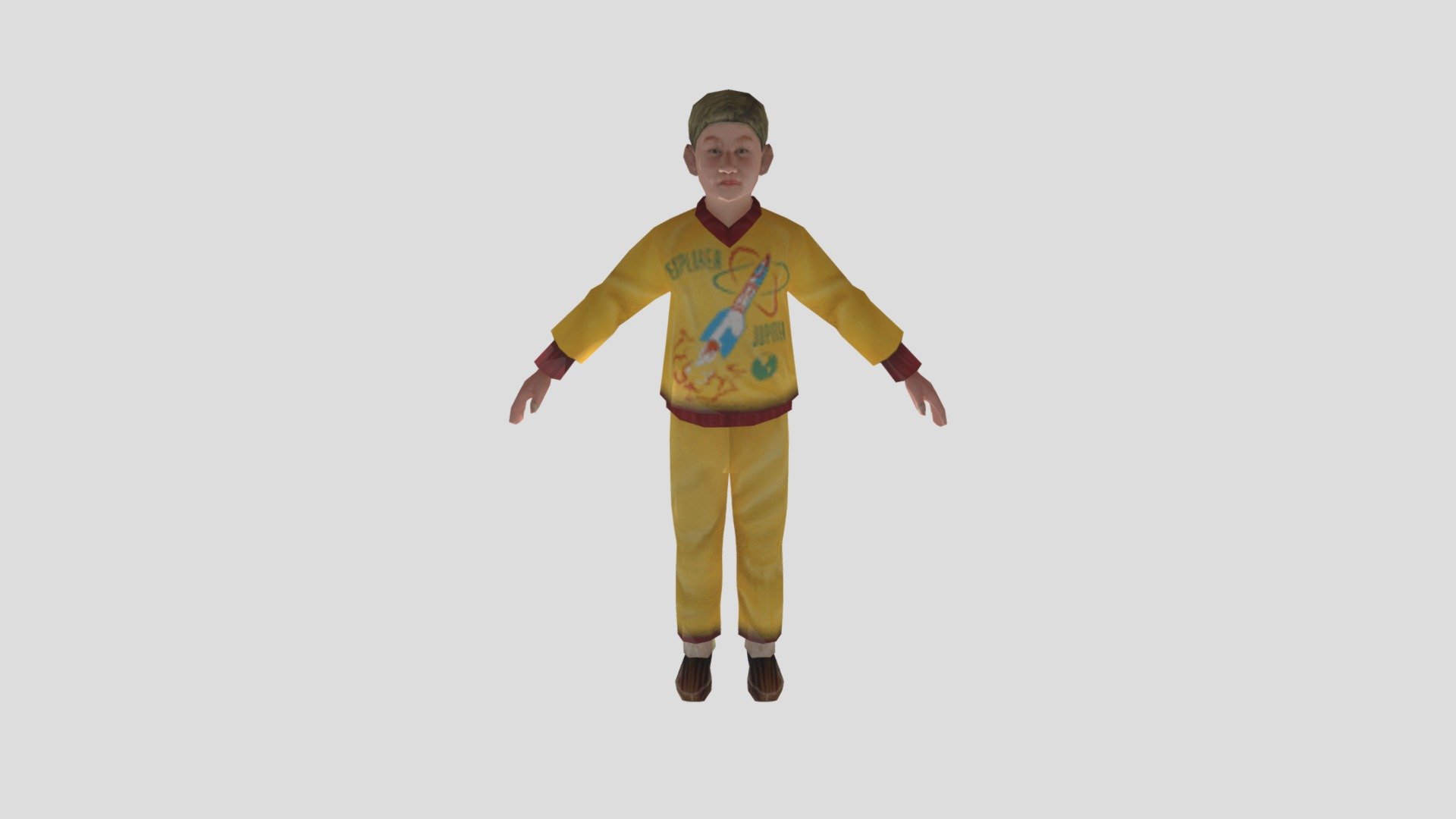 a boy who knows from the poler express - Download Free 3D model by Kyle ...