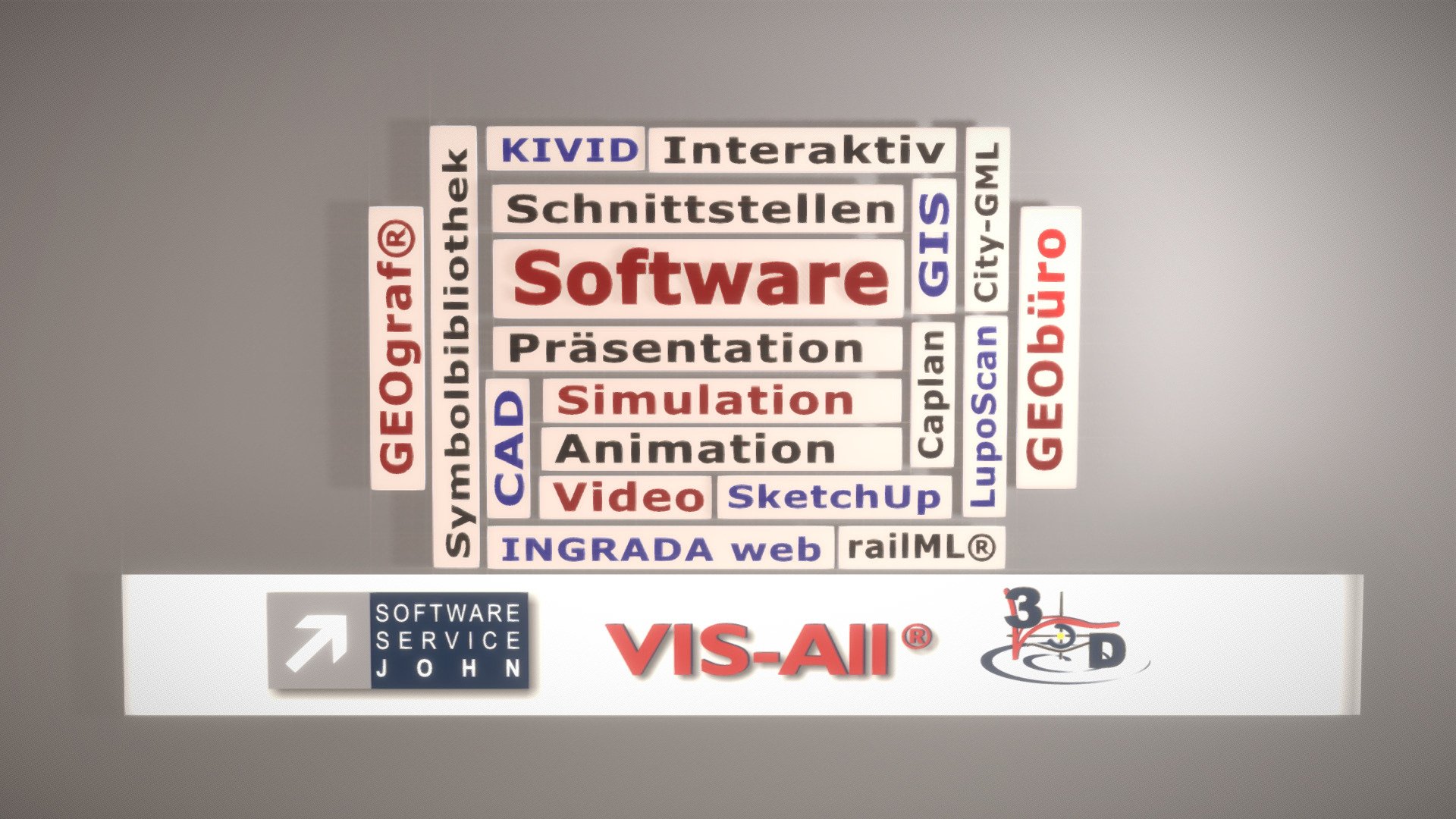 Wortwolken Animation - Software - 3D model by VIS-All-3D (@VIS-All) [cc9f628] - Sketchfab