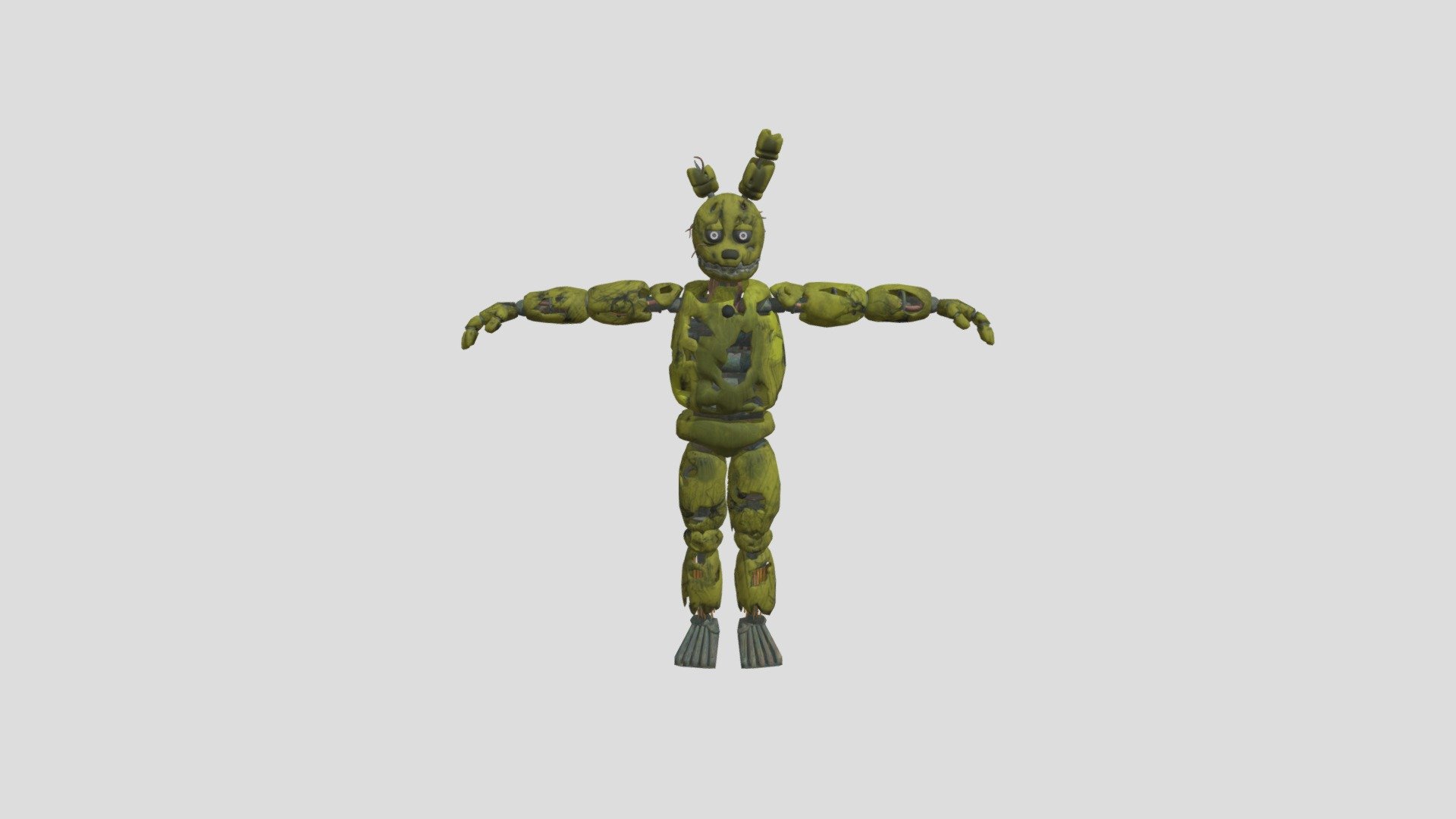 Springtrap - Download Free 3D model by Scorpion4241 [cc9fe74] - Sketchfab