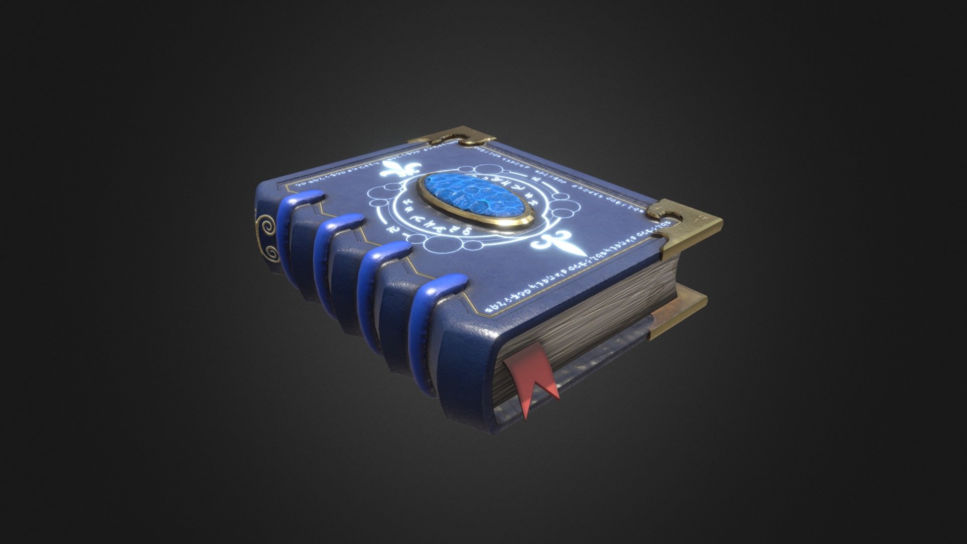 Spellbook (game ready asset) - Download Free 3D model by Pixel Life ...