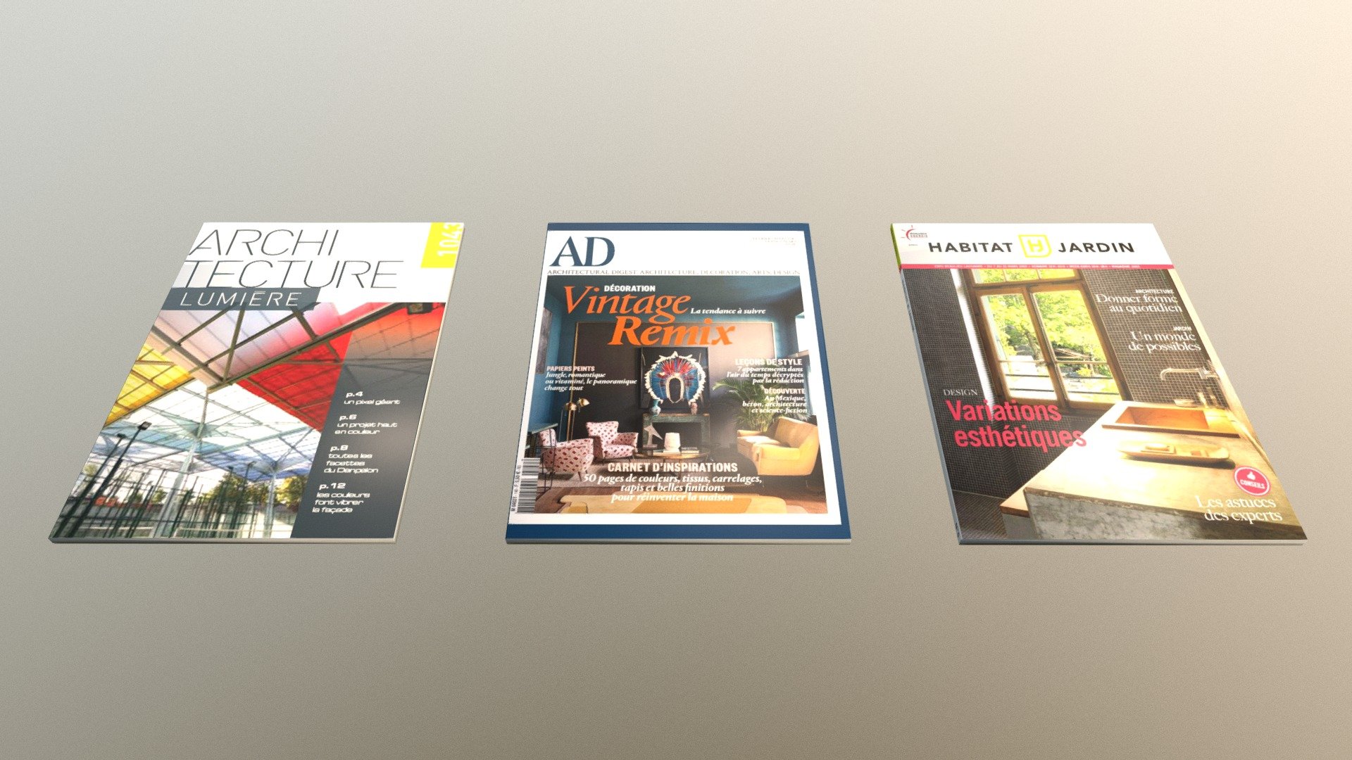Magazines - 3D model by Lewisia Jaune (@LewisiaJaune) [cca16c6] - Sketchfab