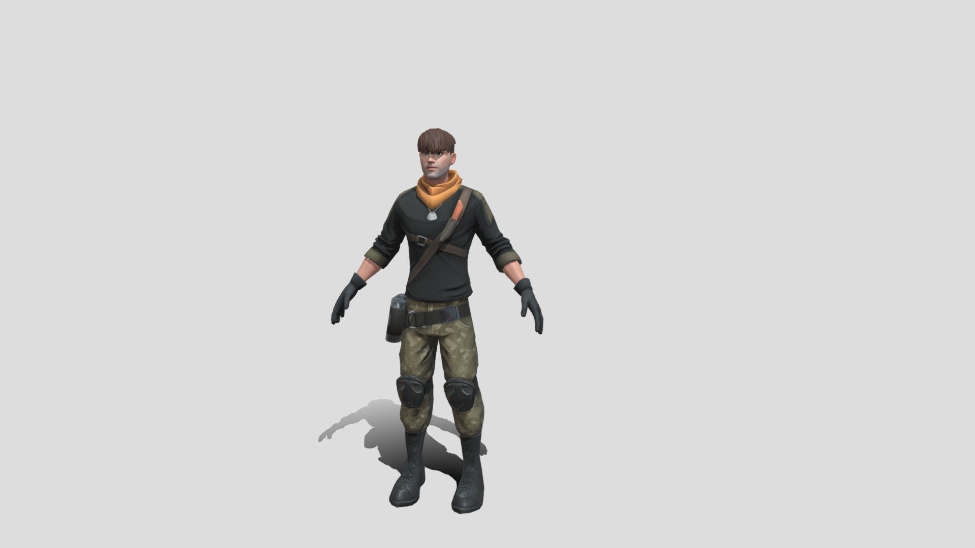 Alan Survivor(rigged) - Download Free 3D model by RRB STUDIOS ...