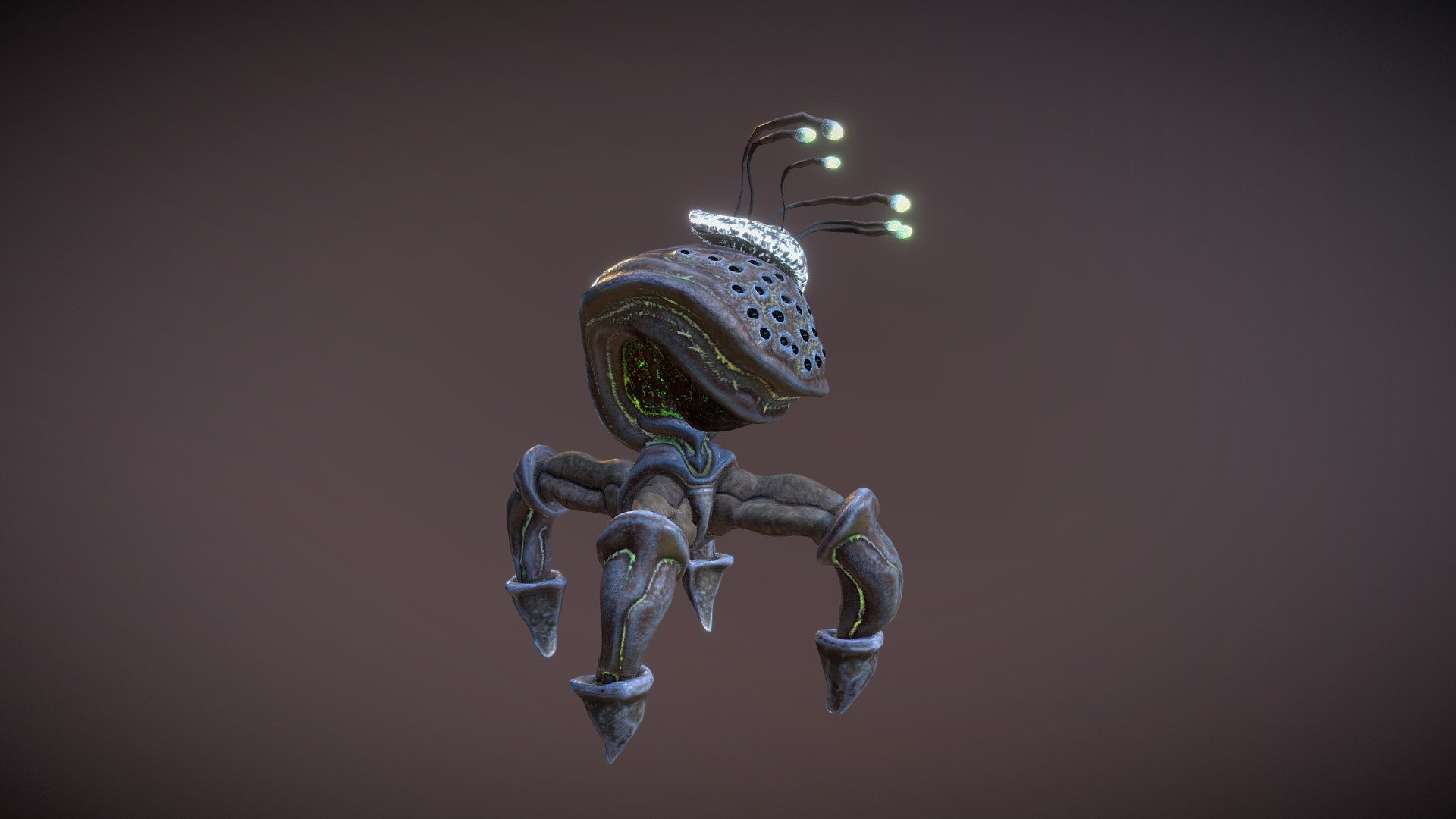 Tunnel Creature - 3D model by aialexander [cca33c7] - Sketchfab