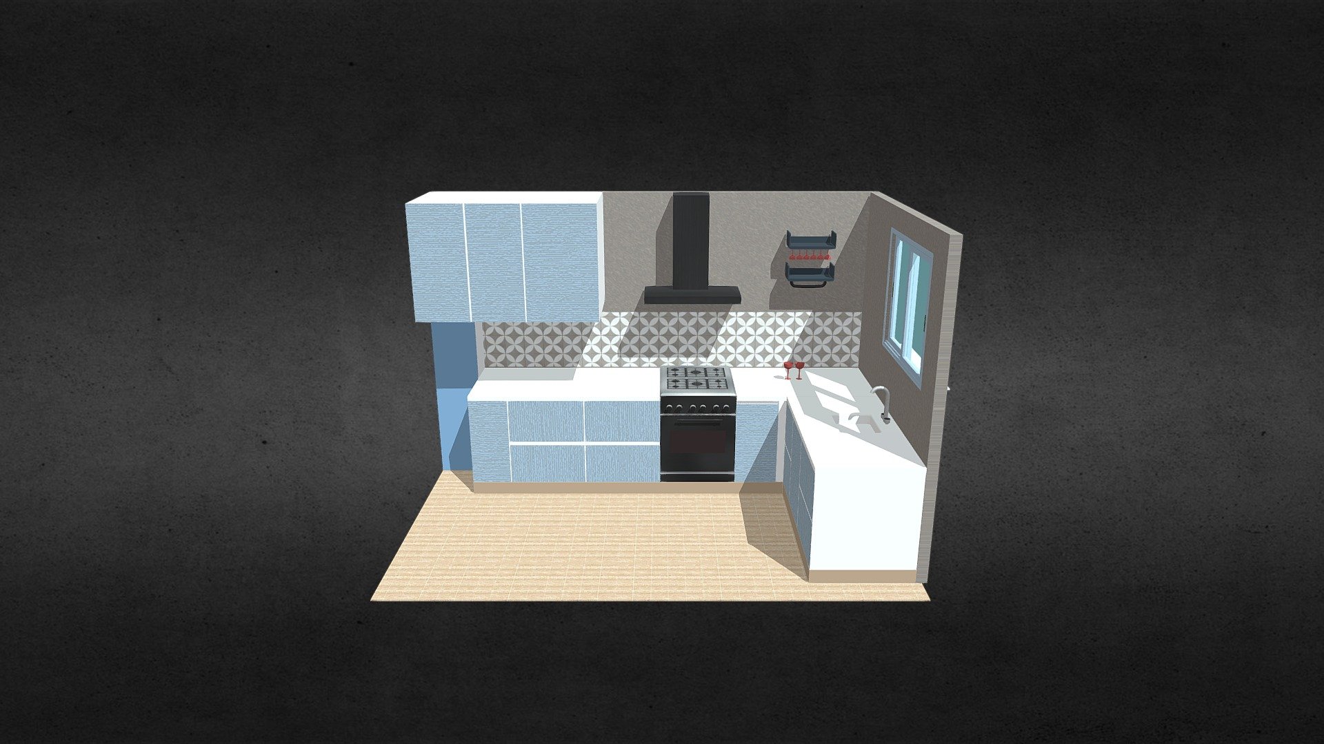 kitchen - Download Free 3D model by zaidi40621 (@xaidi40621) [cca4c2f ...
