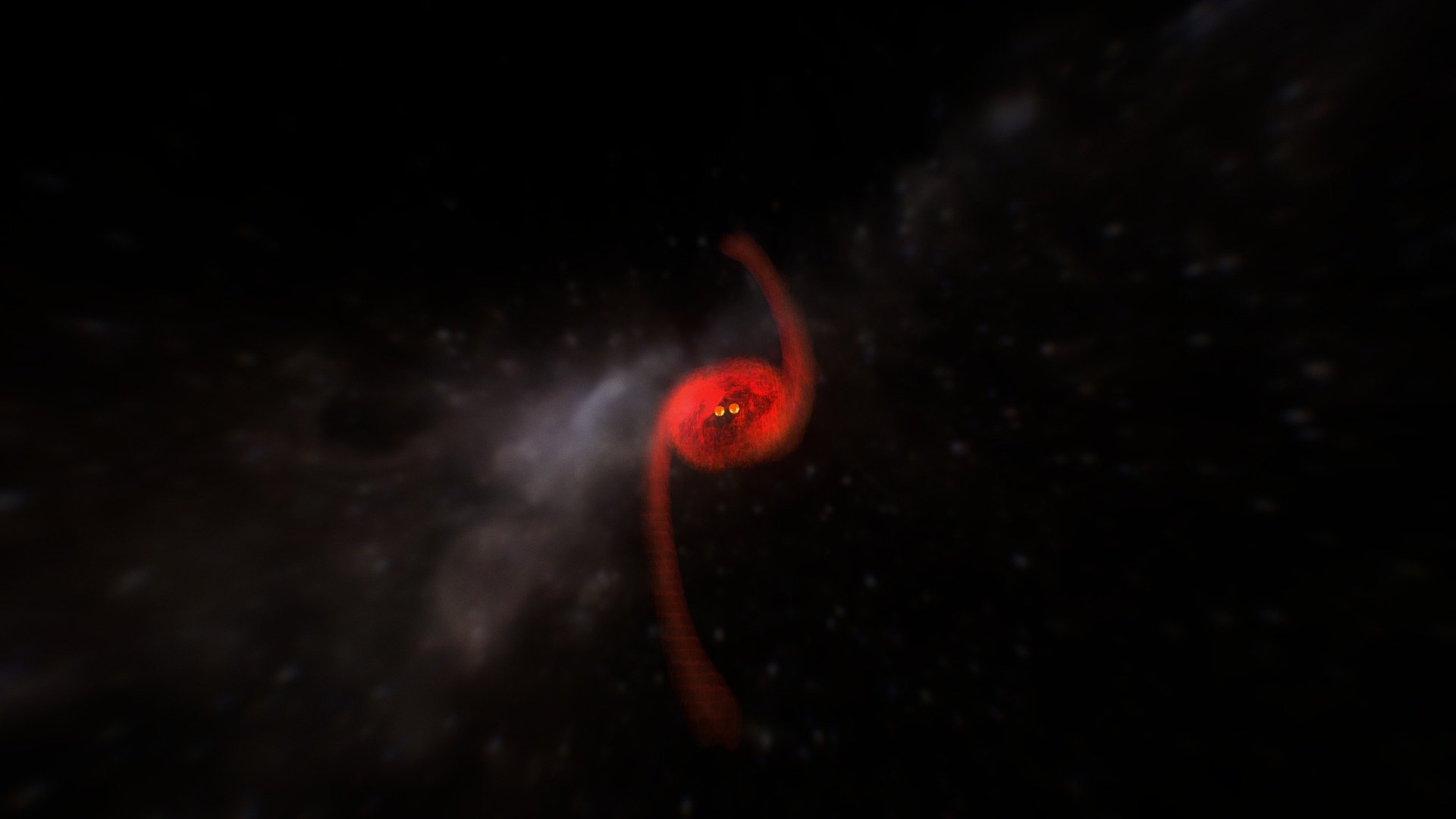 young stellar object binary system high velocity - Download Free 3D ...