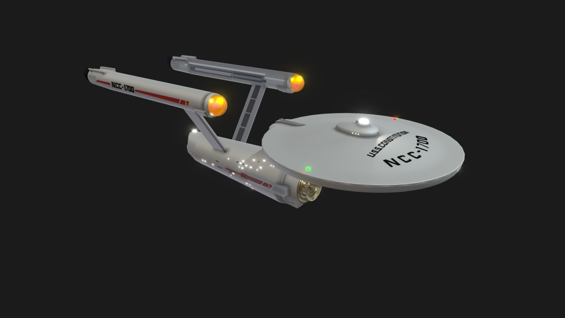 Constitution class - 3D model by themighty808 [cca6dfd] - Sketchfab