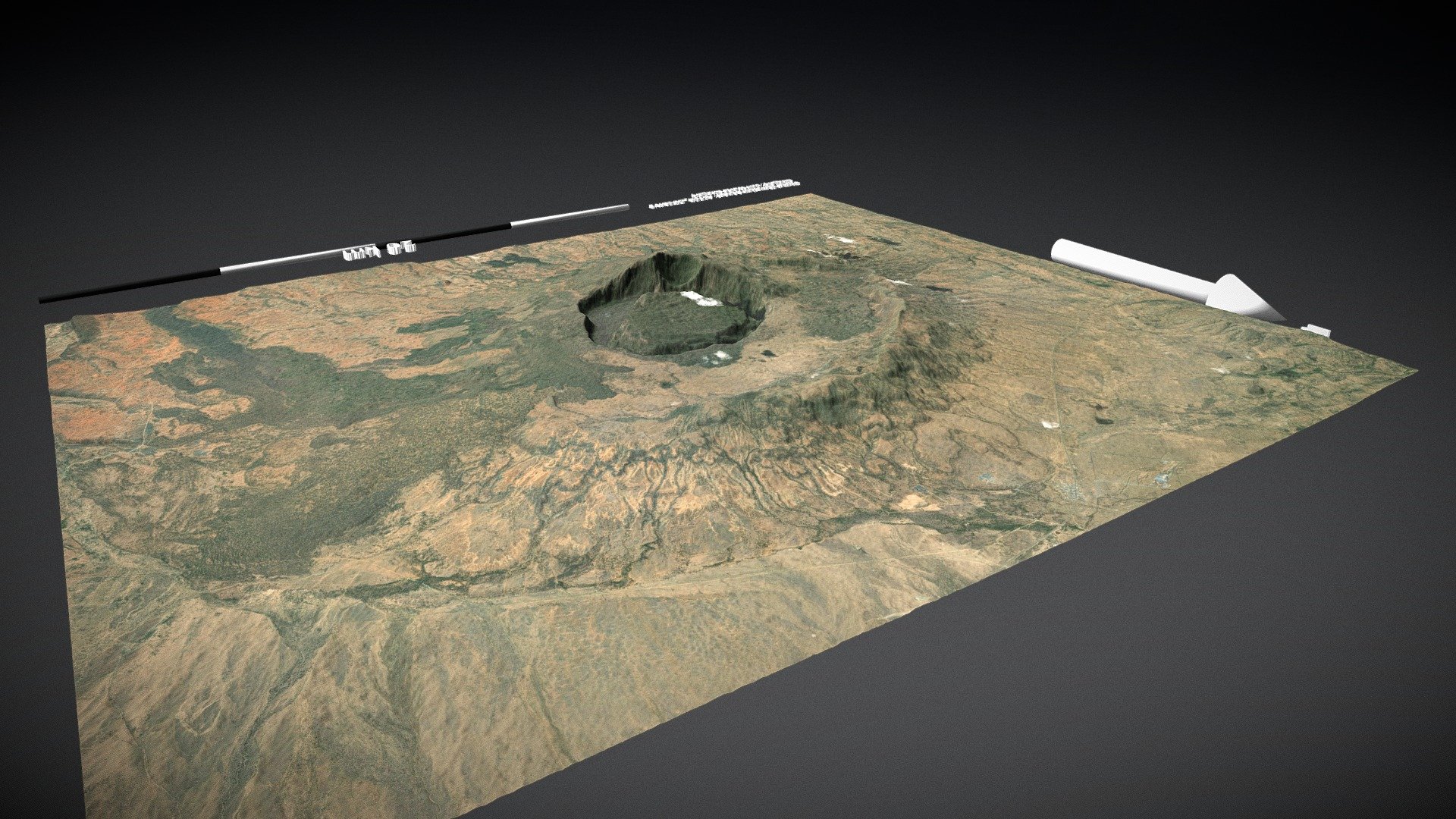 Mount Suswa, Kenya (x2) - Download Free 3D model by WVU Volcanology and ...