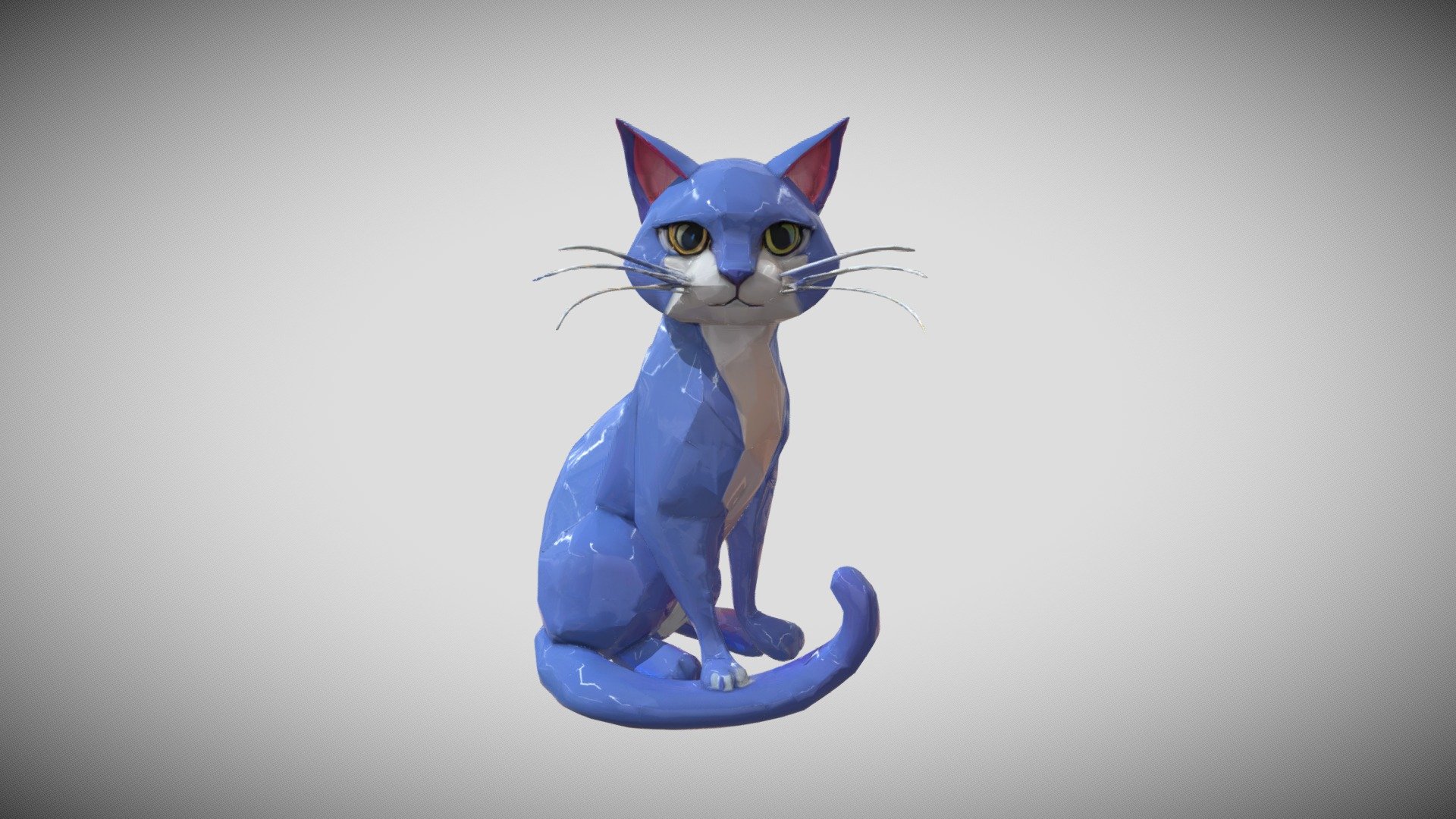 Cat (AI generated) - Download Free 3D model by Heitson_tron [cca7882 ...