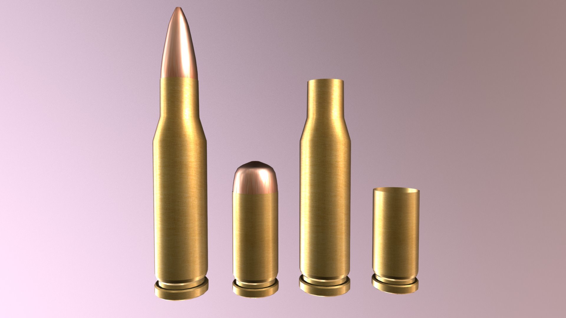 Bullets - 3D model by zogorman [cca7a0f] - Sketchfab