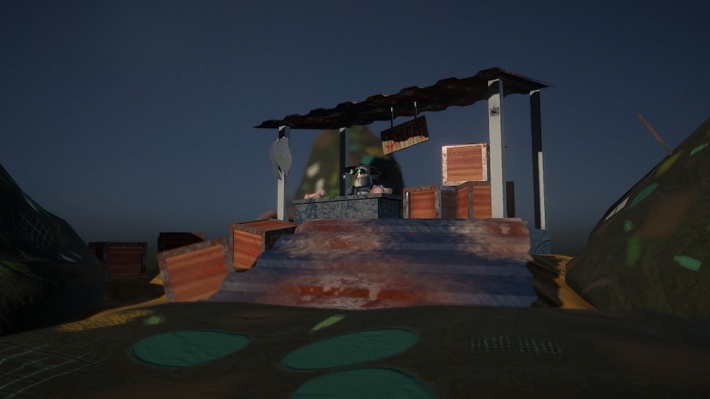 Trash Bot Shop - 3D model by Christopher_Stahl [cca7dfb] - Sketchfab