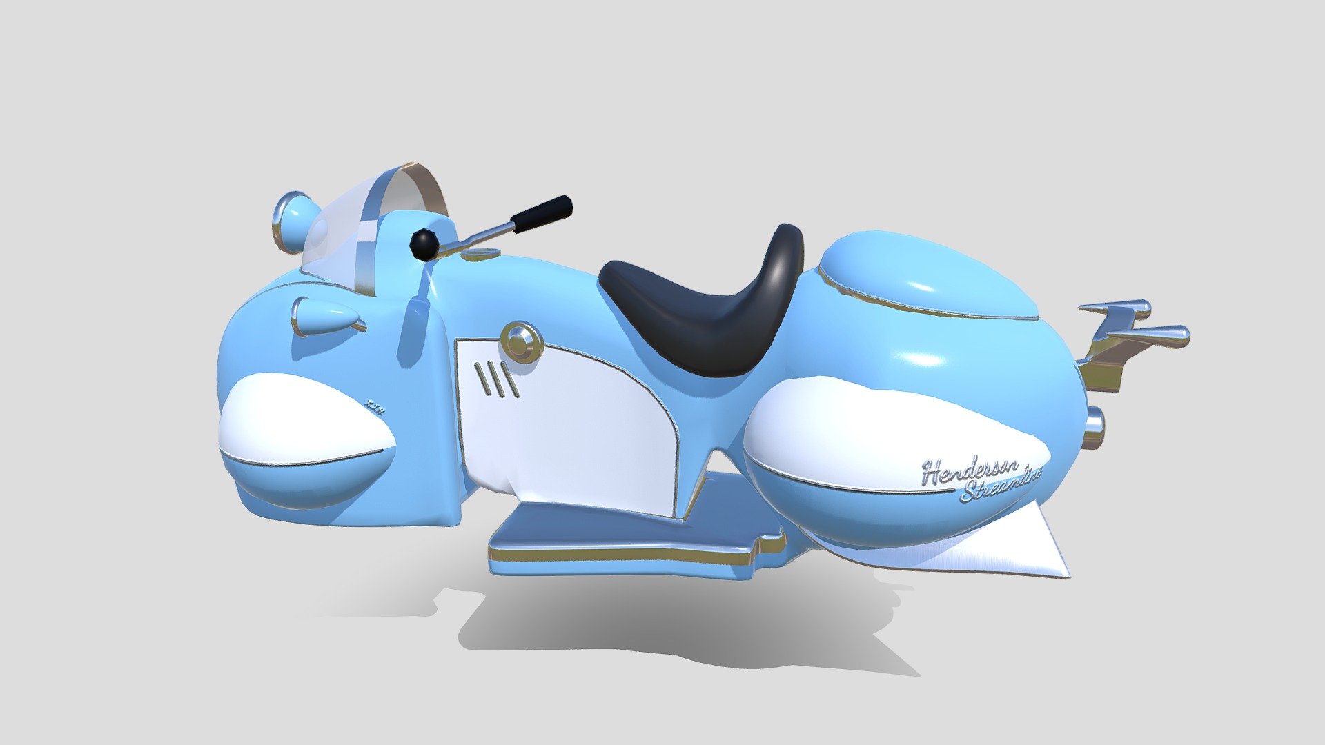 SciFi Bike - 3D model by Jodie Garner (@JodieGarner) [cca8928] - Sketchfab