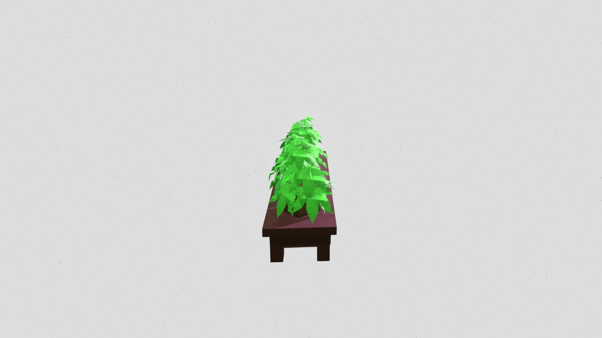 table and plants - 3D model by zoocchini [ccaacf1] - Sketchfab