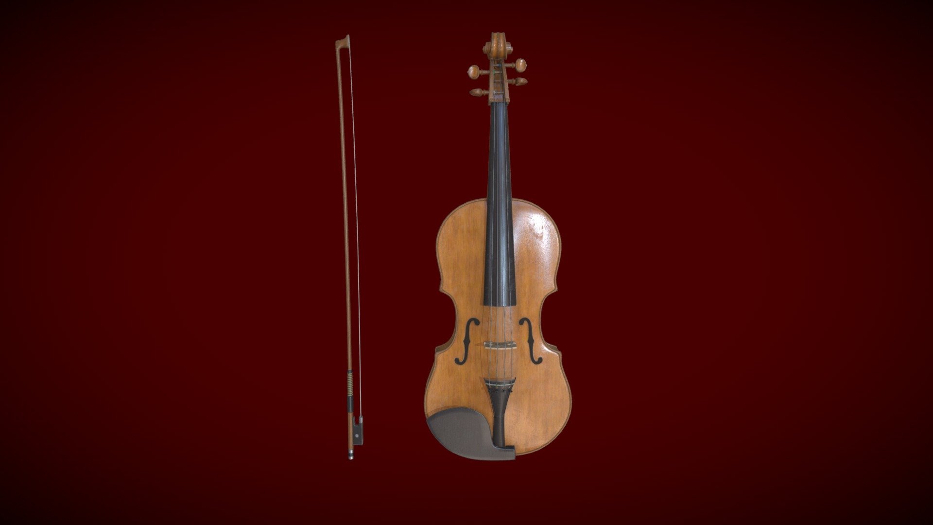Violin - 3D model by Gustavo M Hdz (@gmh099) [ccac0cc] - Sketchfab