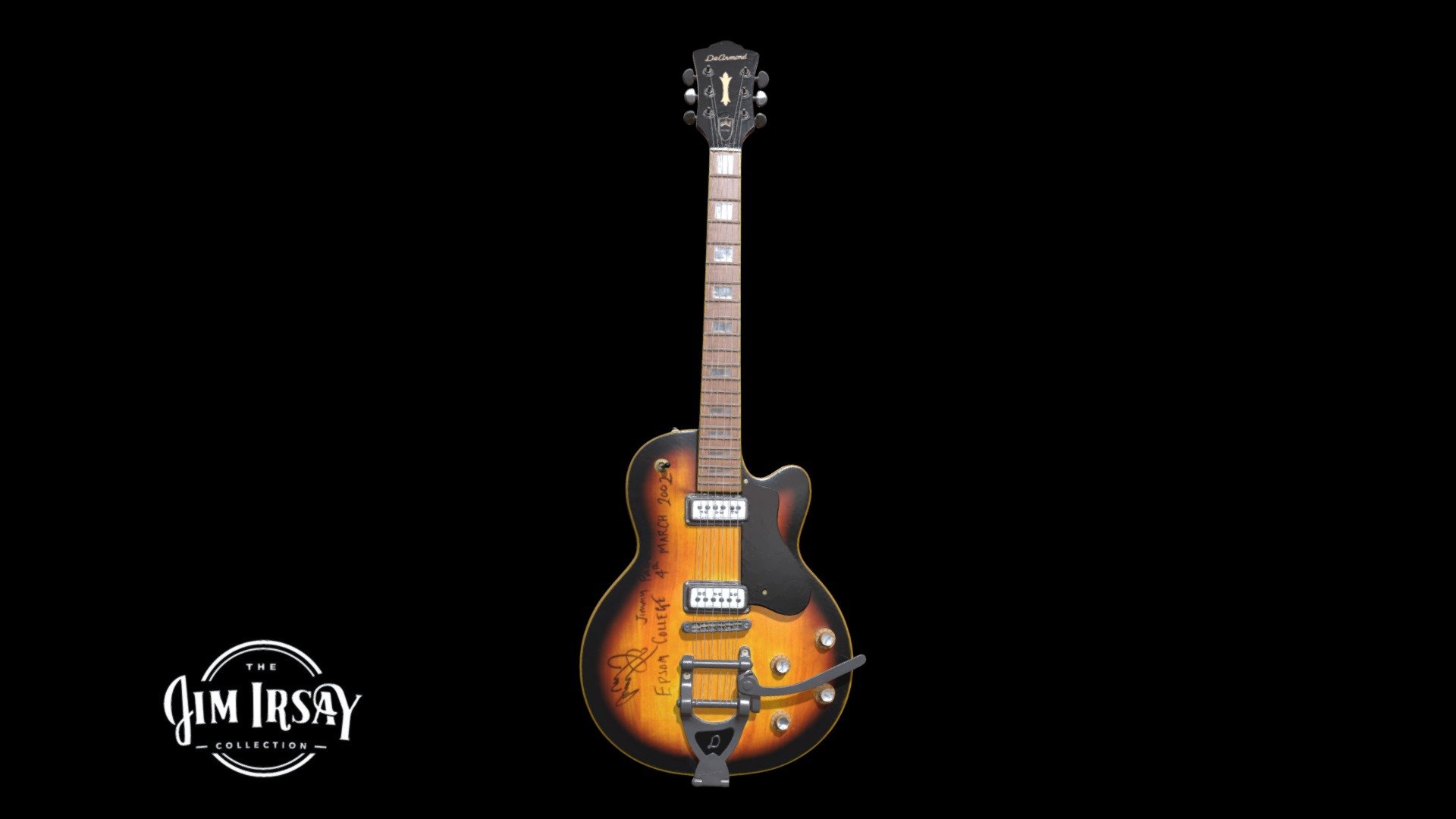Jimmy Page 2002 DeArmond Guild M-75T - 3D model by The Jim Irsay ...