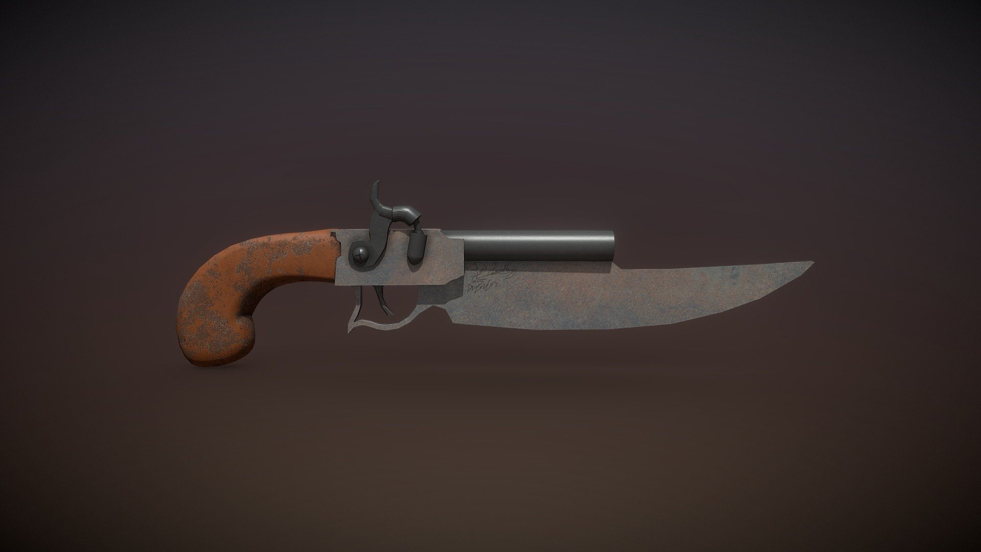 old_gun - Download Free 3D model by Ojas_creates [ccae3b9] - Sketchfab