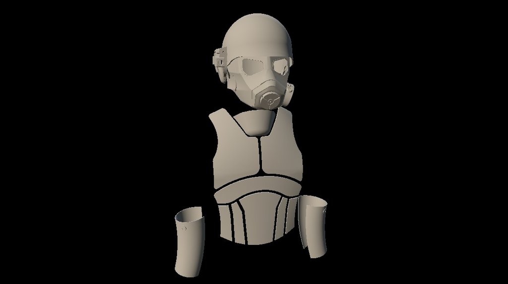 Desert Ranger - Complete - 3D model by The Hazy Vagrant ...