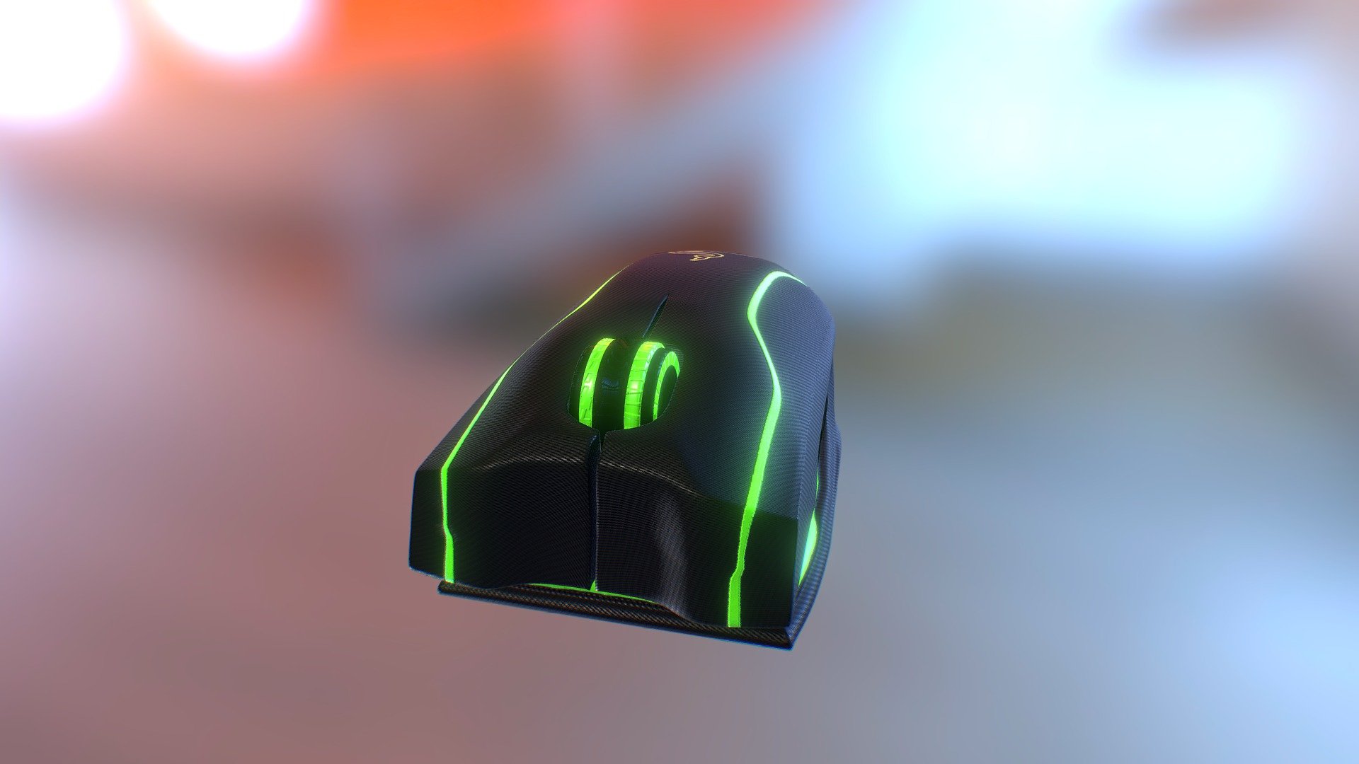 mouse tron - 3D model by javiernsilva [ccae9cb] - Sketchfab