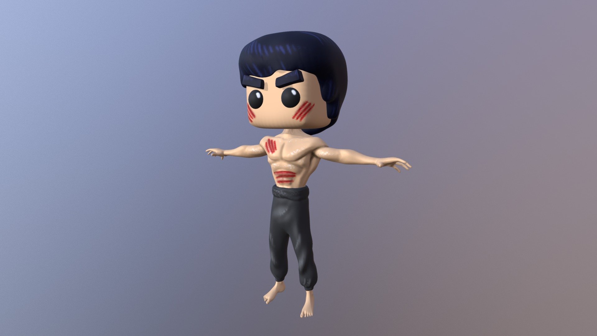 Bruce Lee - 3D model by Jocelyn.Carmona [ccafaa8] - Sketchfab