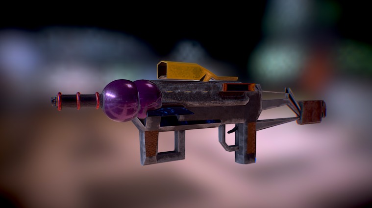 Space Gun - 3D model by Lachy (@lmacdonal14) [ccb0786] - Sketchfab