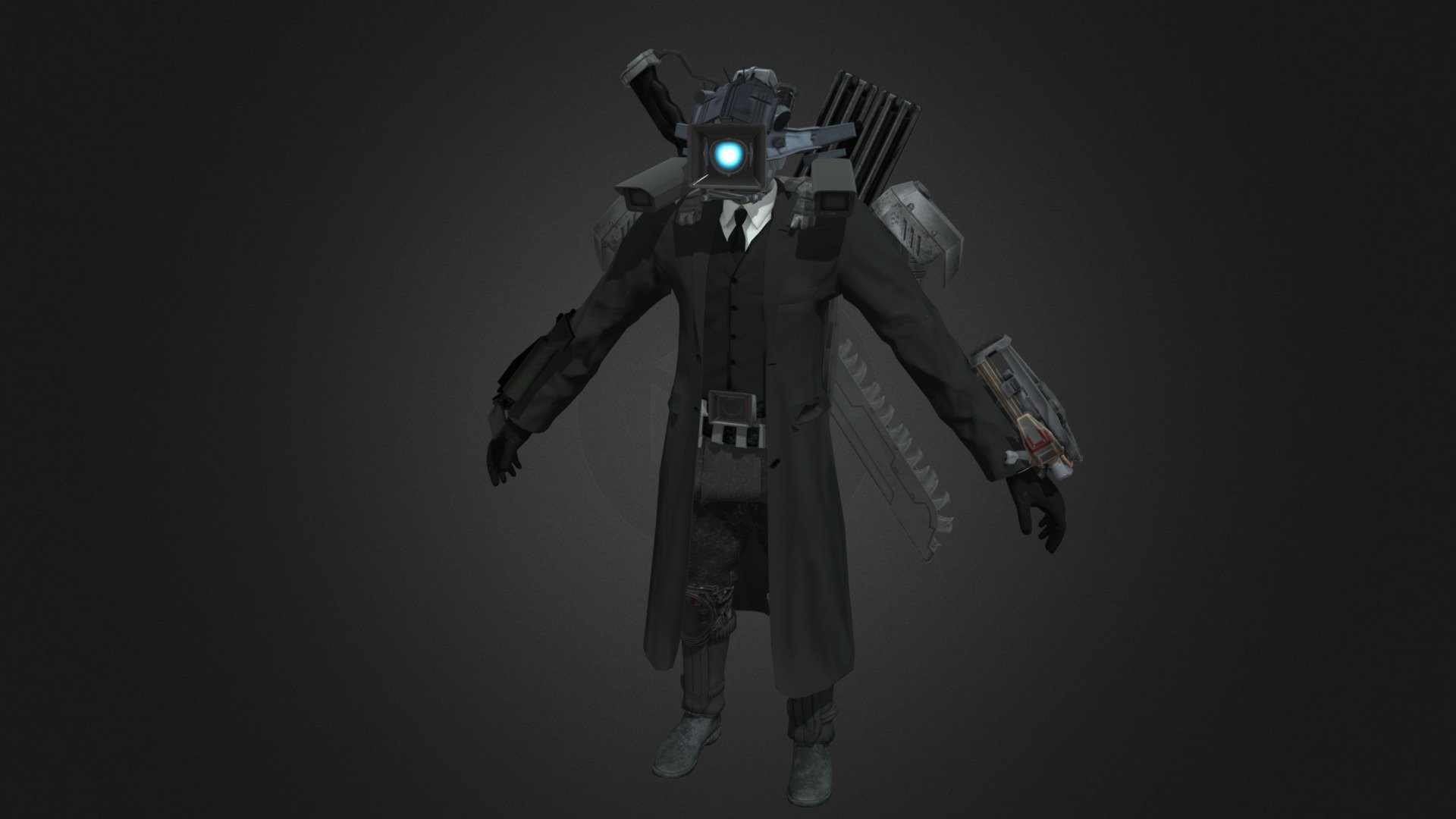 Large Cameraman 3.0 - Download Free 3D model by Pro4ik [ccb2255 ...
