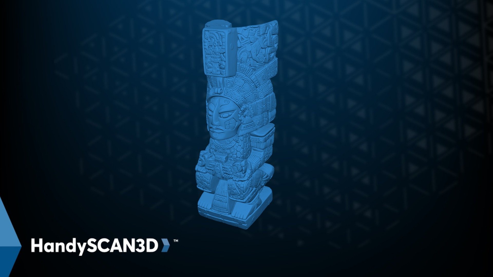 Aztec totem scanned - HandySCAN BLACK - 3D model by Creaform 3D ...