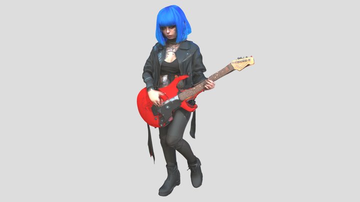 Guitar 3D models - Sketchfab