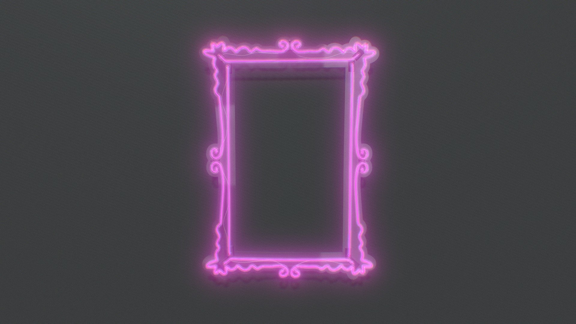 Picture Frame 1 - Neon Sign - 3D model by NEONPLEX [ccb67e7] - Sketchfab