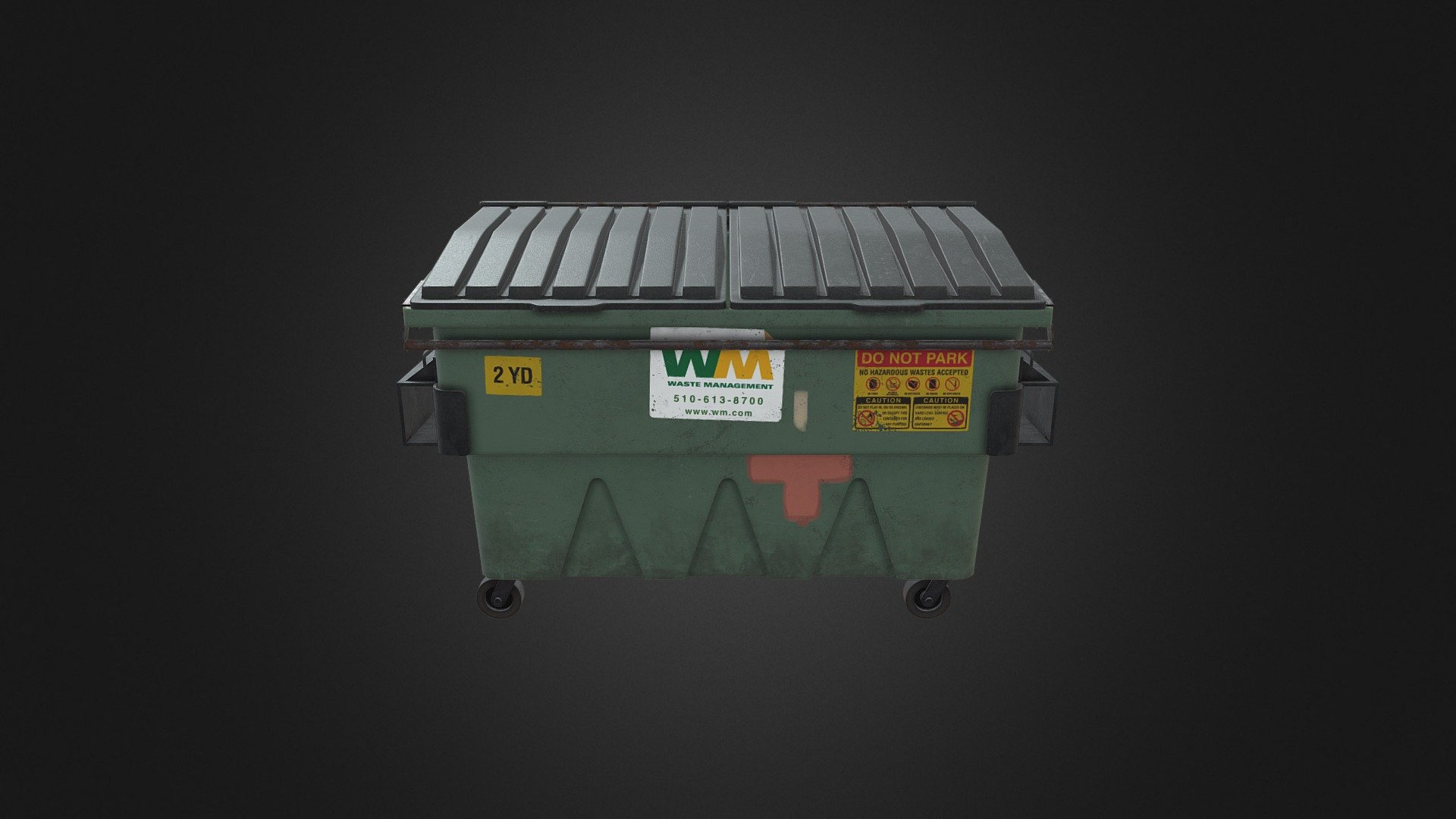 Dumpster - 3D model by driaque [ccb94e7] - Sketchfab
