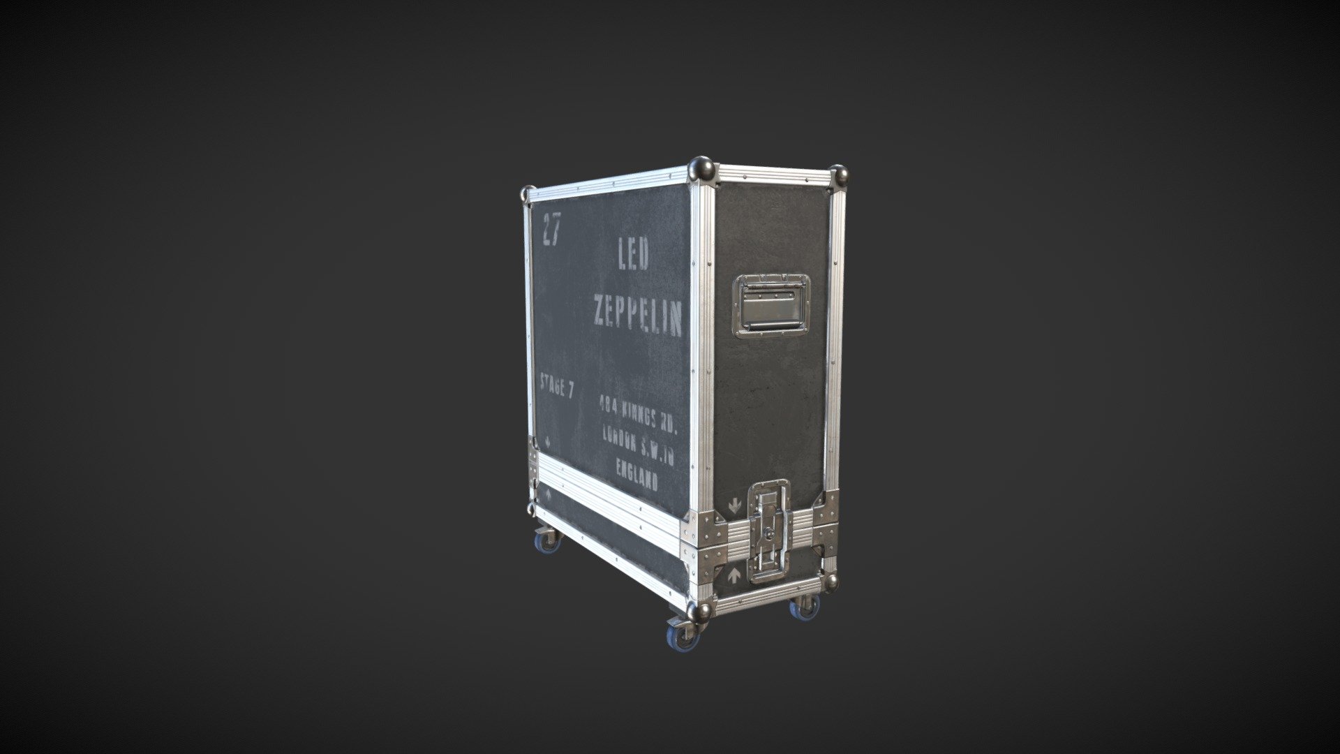 Rock Band Cargo Case - 3D model by Lucas_Lesaffer [ccb99ab] - Sketchfab