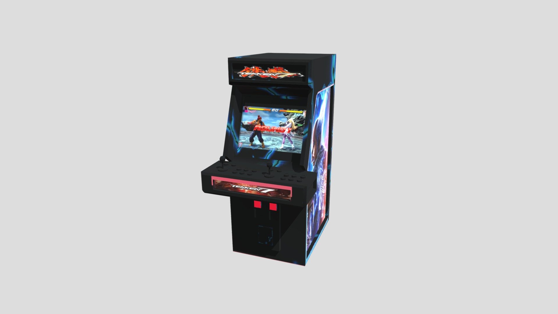 Tekken Arcade Cabinet (First 3D Class) - 3D model by jawn.nebula4 ...