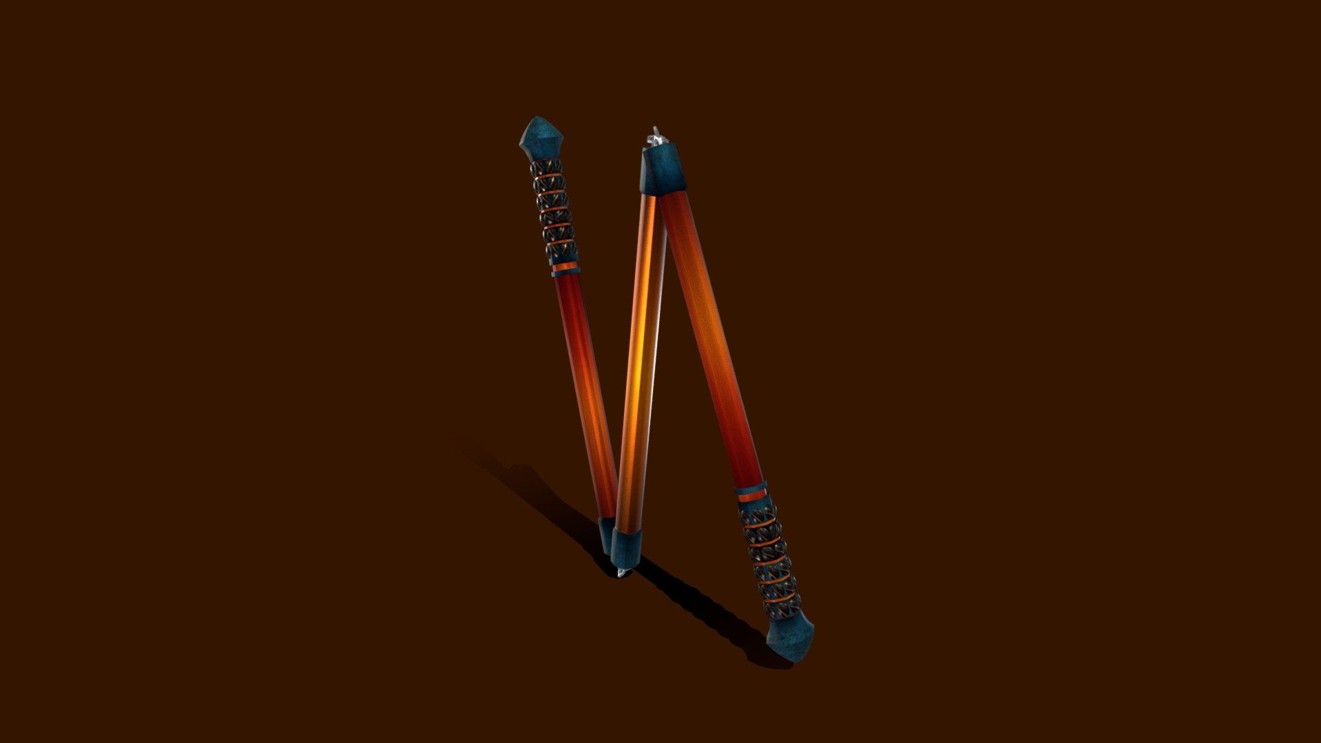 3 SECTION STAFF - 3D model by Adi_Sin [ccbcbee] - Sketchfab