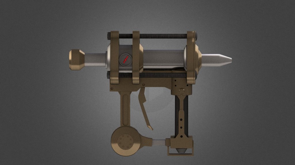 Koutetsujou no Kabaneri Gun - 3D model by не смори на меня так ...
