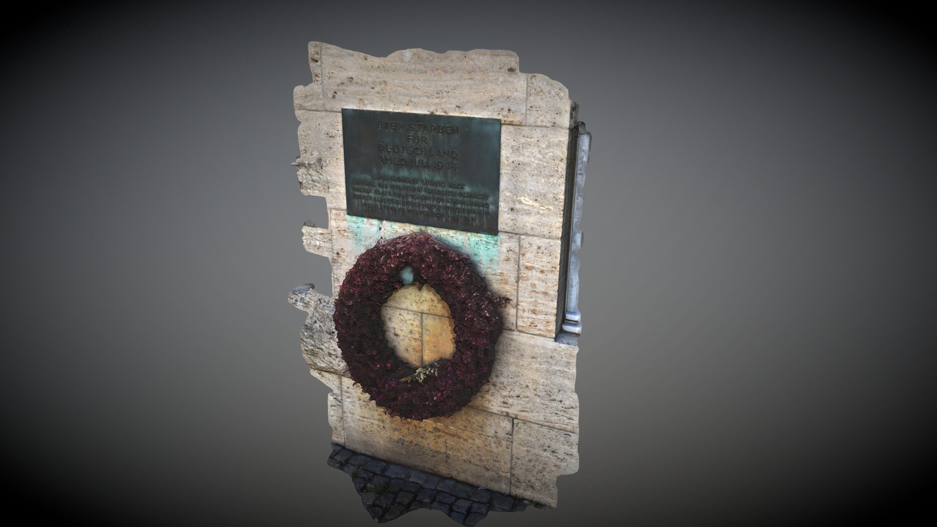 Stauffenberg Memorial - Download Free 3D model by Urban Photogrammetry ...