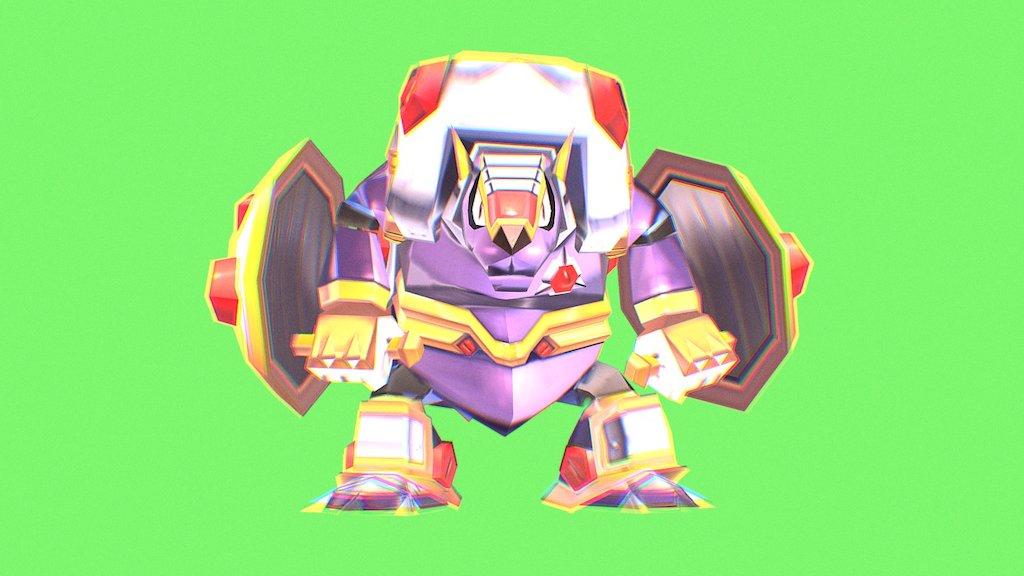 Armored Pal - Download Free 3D model by debbie-s [ccbfaa3] - Sketchfab