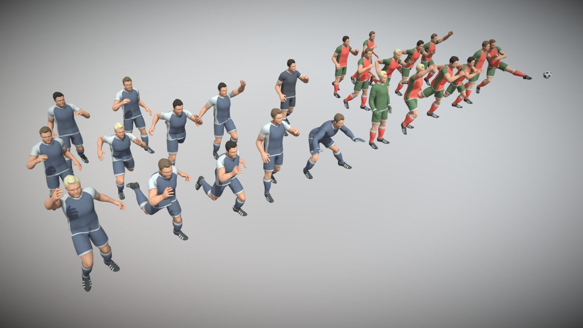 Footbal players - 3D model by zs_design [ccc0901] - Sketchfab