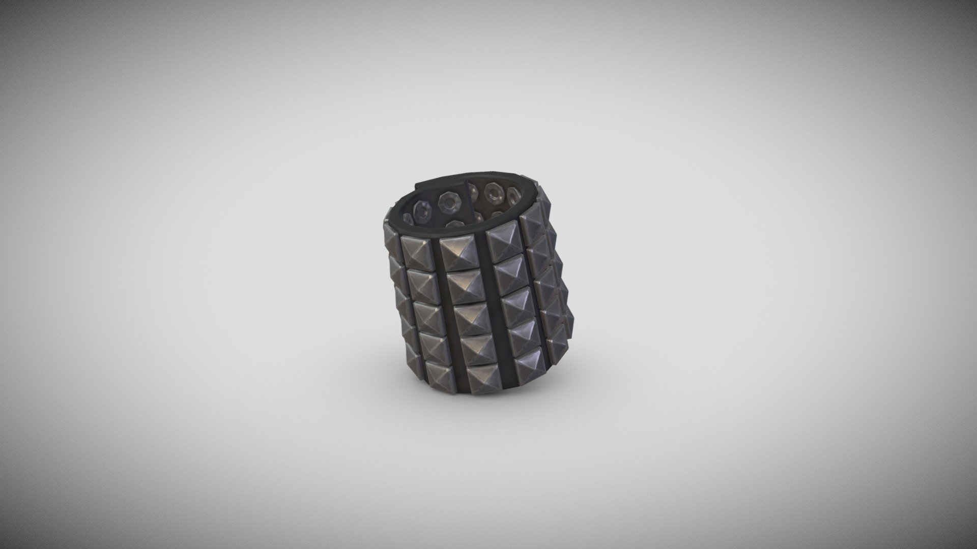 Punk Bracelet Cone Version 1 - Buy Royalty Free 3D model by enyagerber [ccc0924] - Sketchfab Store
