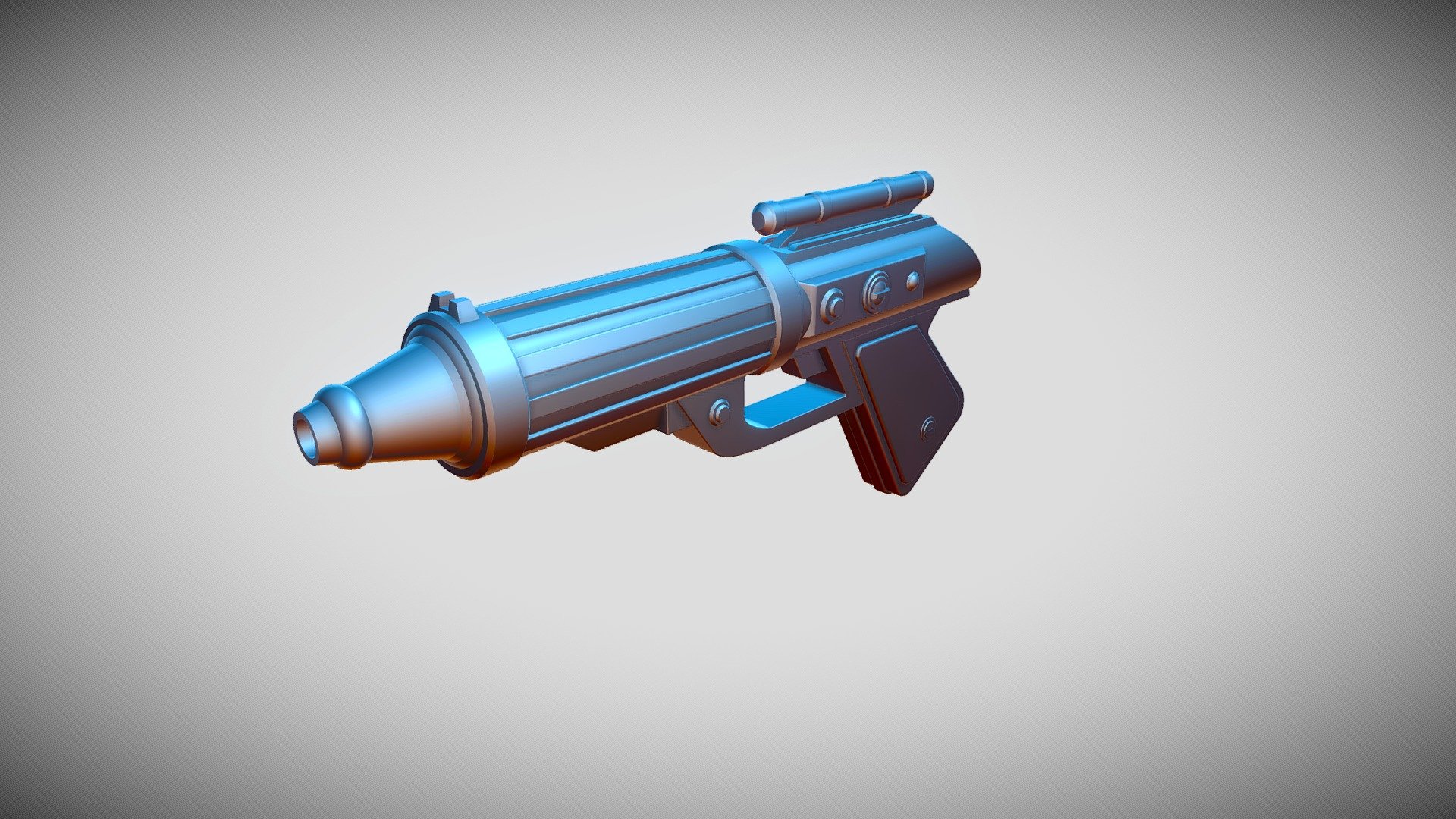 Classic Vintage Scifi Ray Gun - Download Free 3D model by Icefyre24 ...