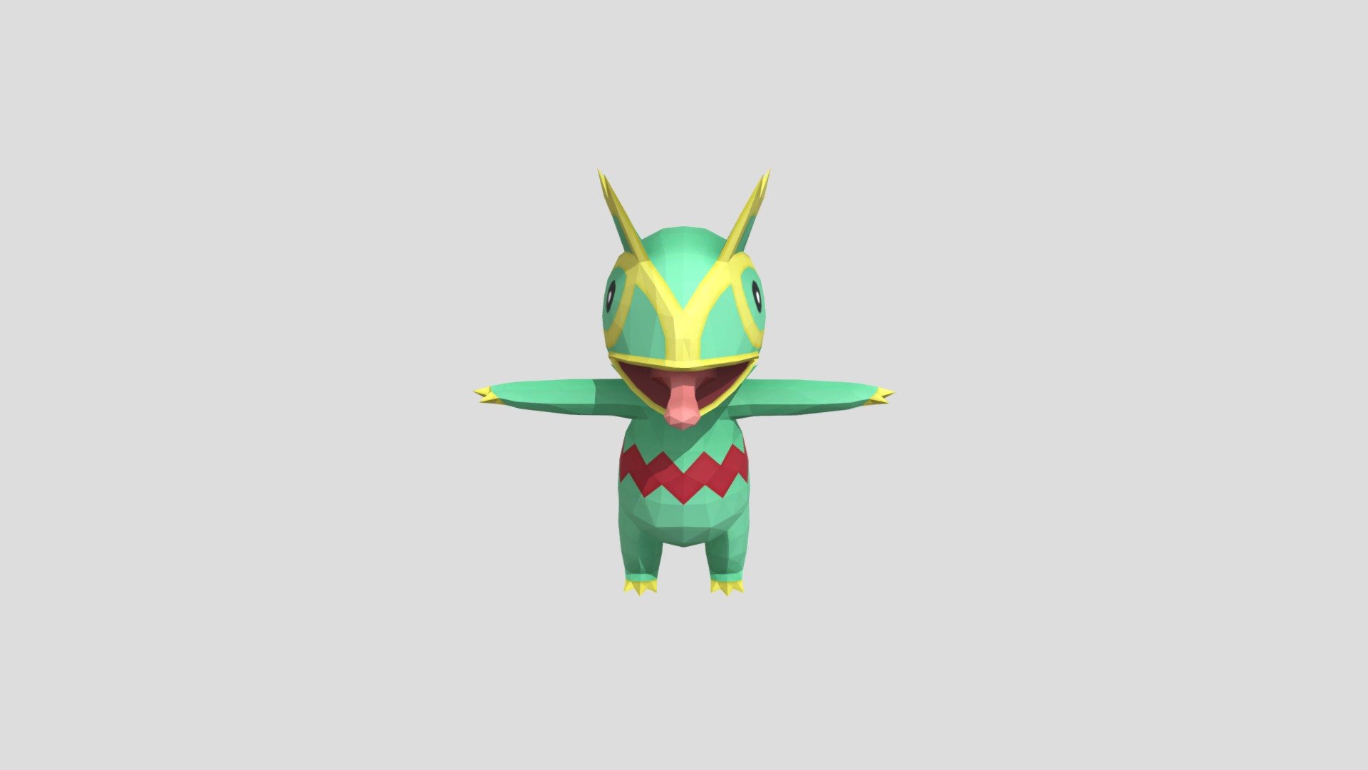 Kecleon - Download Free 3D model by nguyenlouis32 [ccc36f7] - Sketchfab