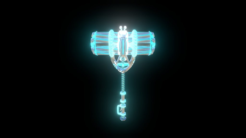 Weaponized Hammer - 3D model by tjp3d [ccc393a] - Sketchfab