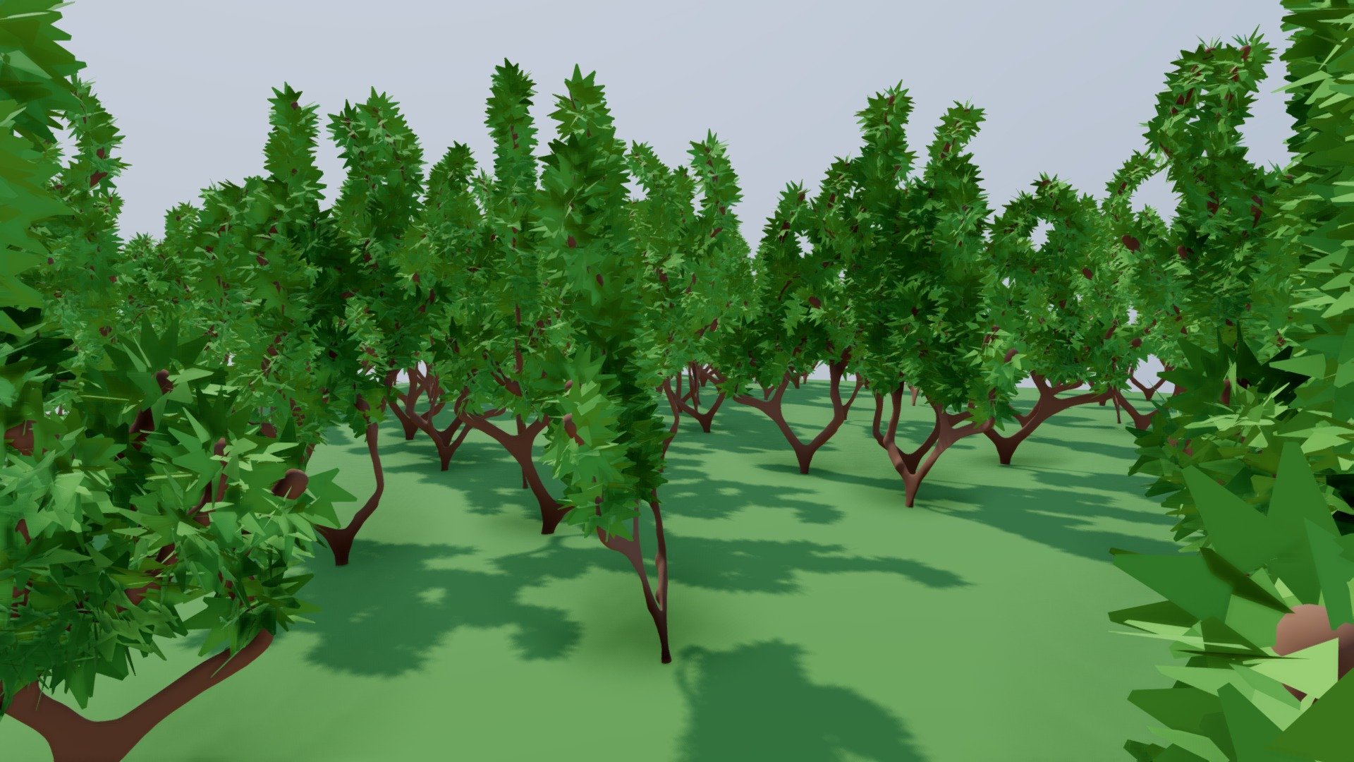 Particle forest test - 3D model by denniswoo1993 [ccc3d89] - Sketchfab