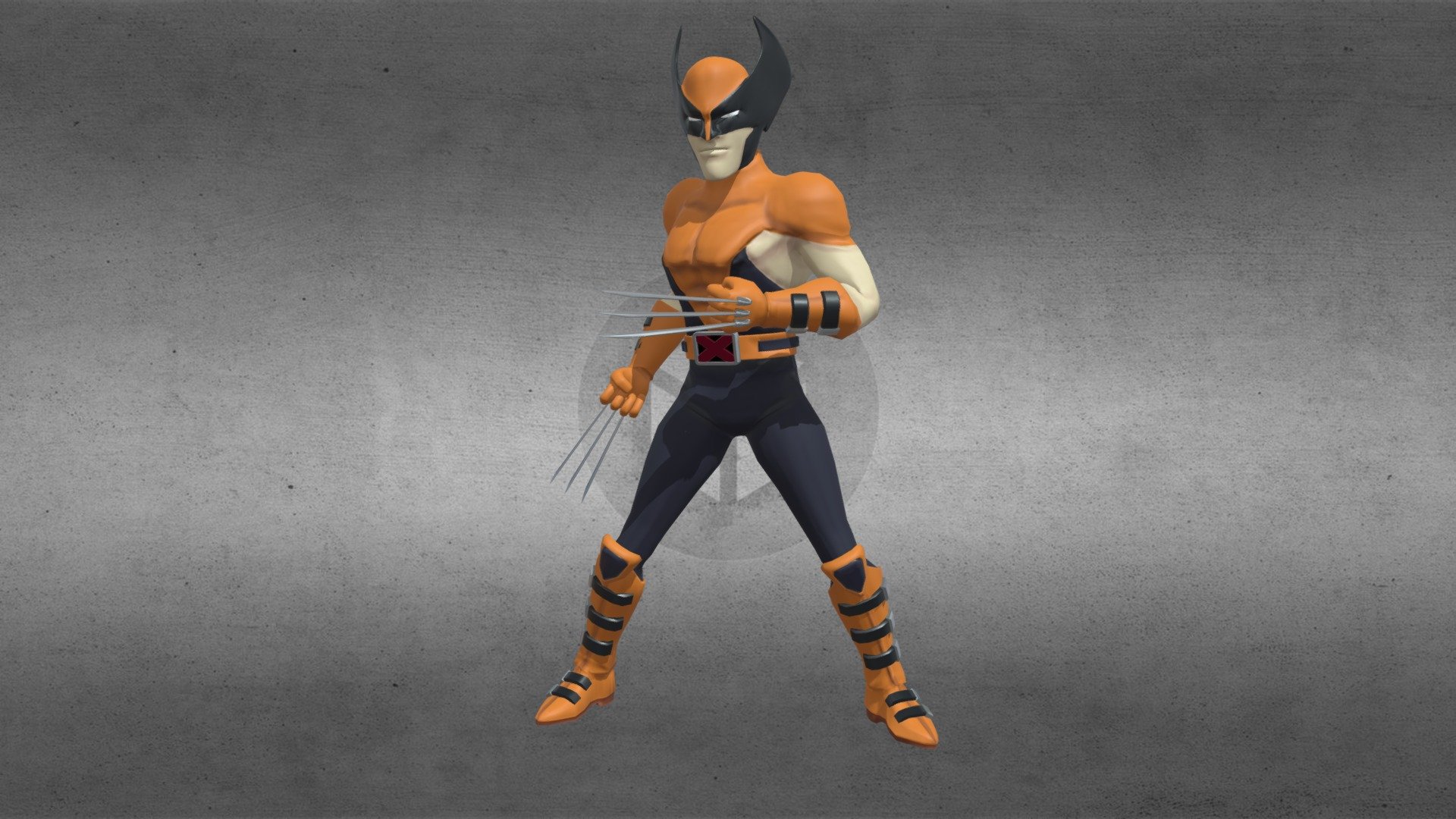 Wolverine X Men Evolution 3d Model By Samalbro [ccc3f34] Sketchfab