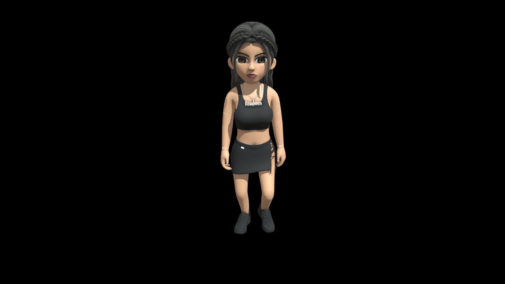 Rigged Female Character - 3D model by mtthwhart [ccc5596] - Sketchfab
