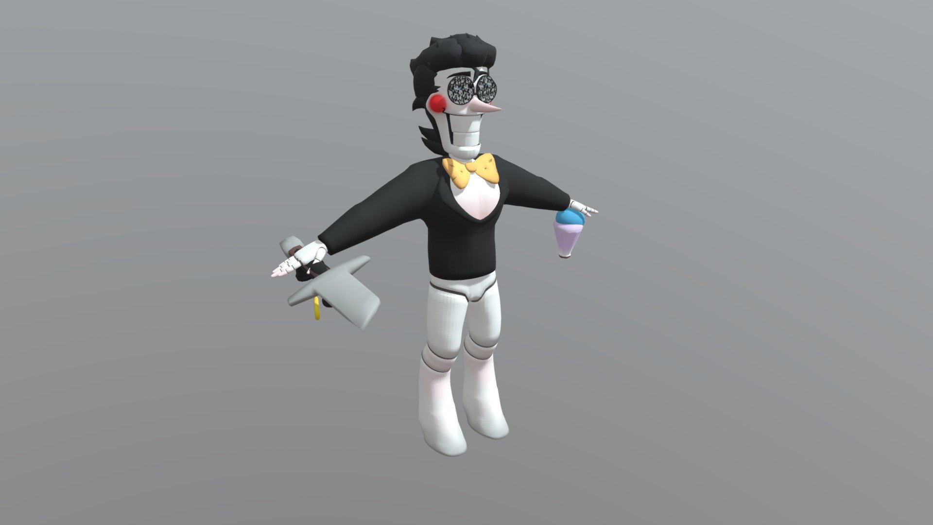 Spamton (Static) - Download Free 3D model by Shedletsky_2 [ccc6ace ...