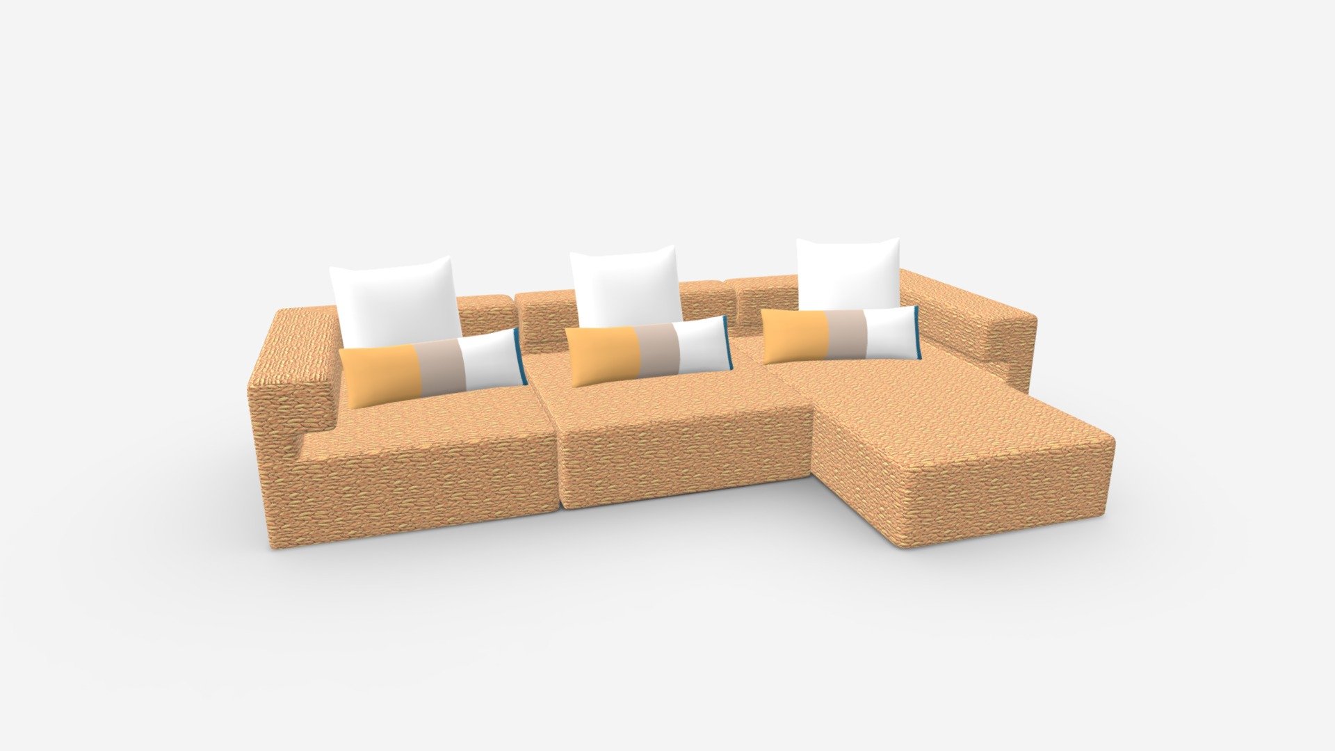 12. Sofá Blocos - Indio da Costa - 3D model by Arch Tech Tour (@archtechtour) [ccc6c04] - Sketchfab